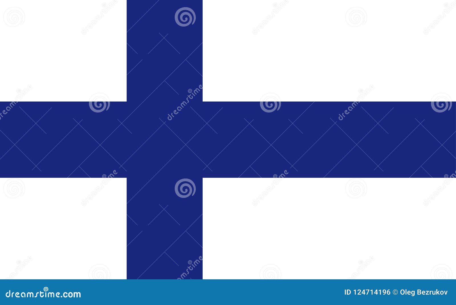 Finland Flag. Official Colors Stock Vector - Illustration of discussion ...