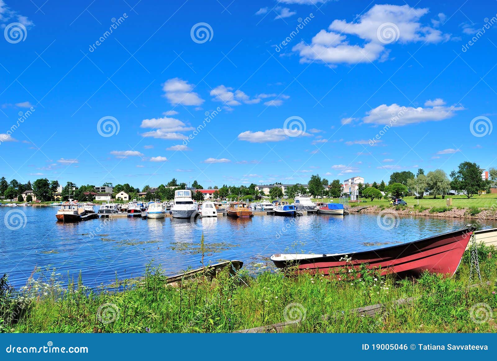Finland. Haven of Hamina stock photo. Image of travel - 19005046