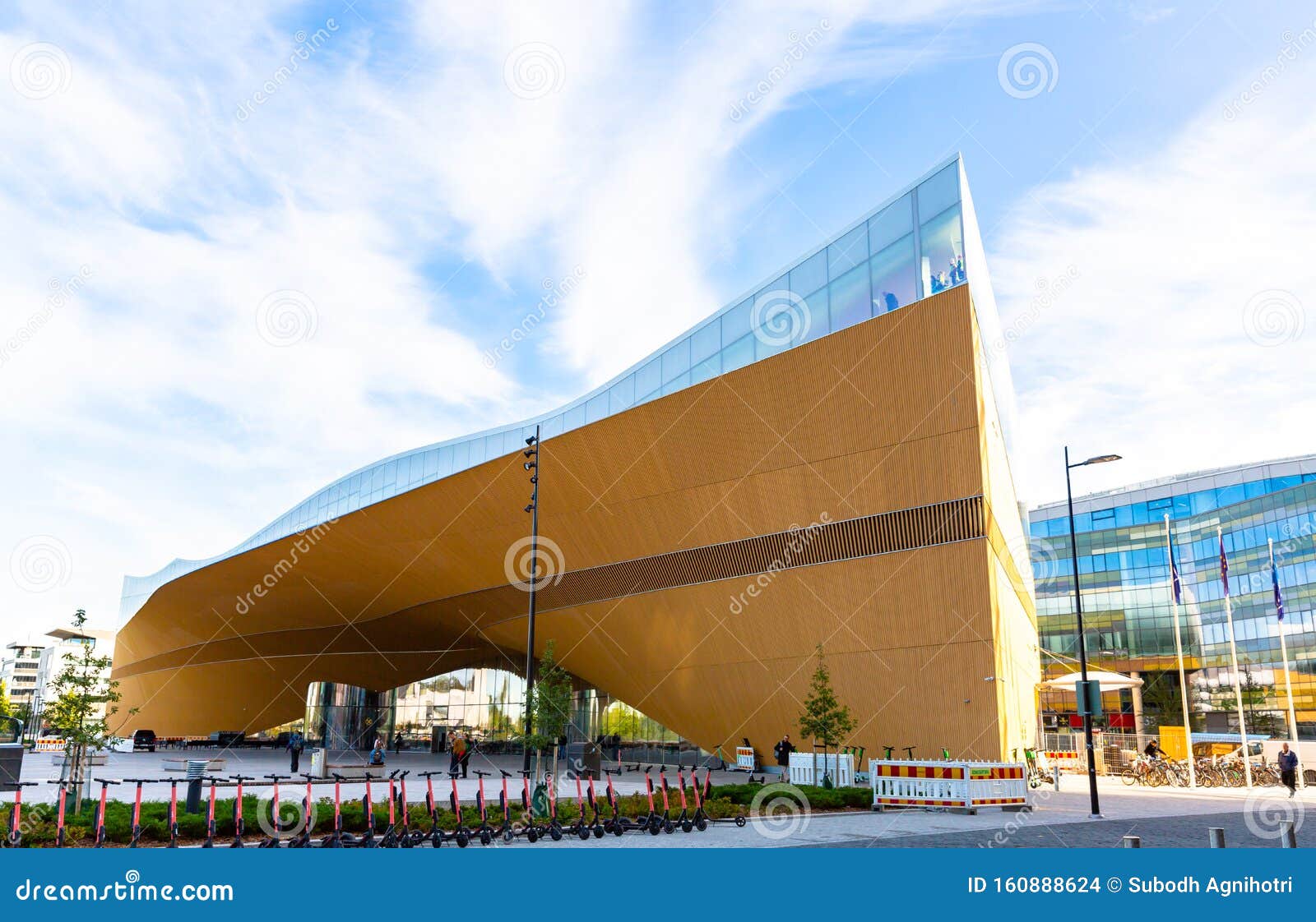 Oodi Library .Oodi is Helsinki S New Central Library Editorial Stock ...