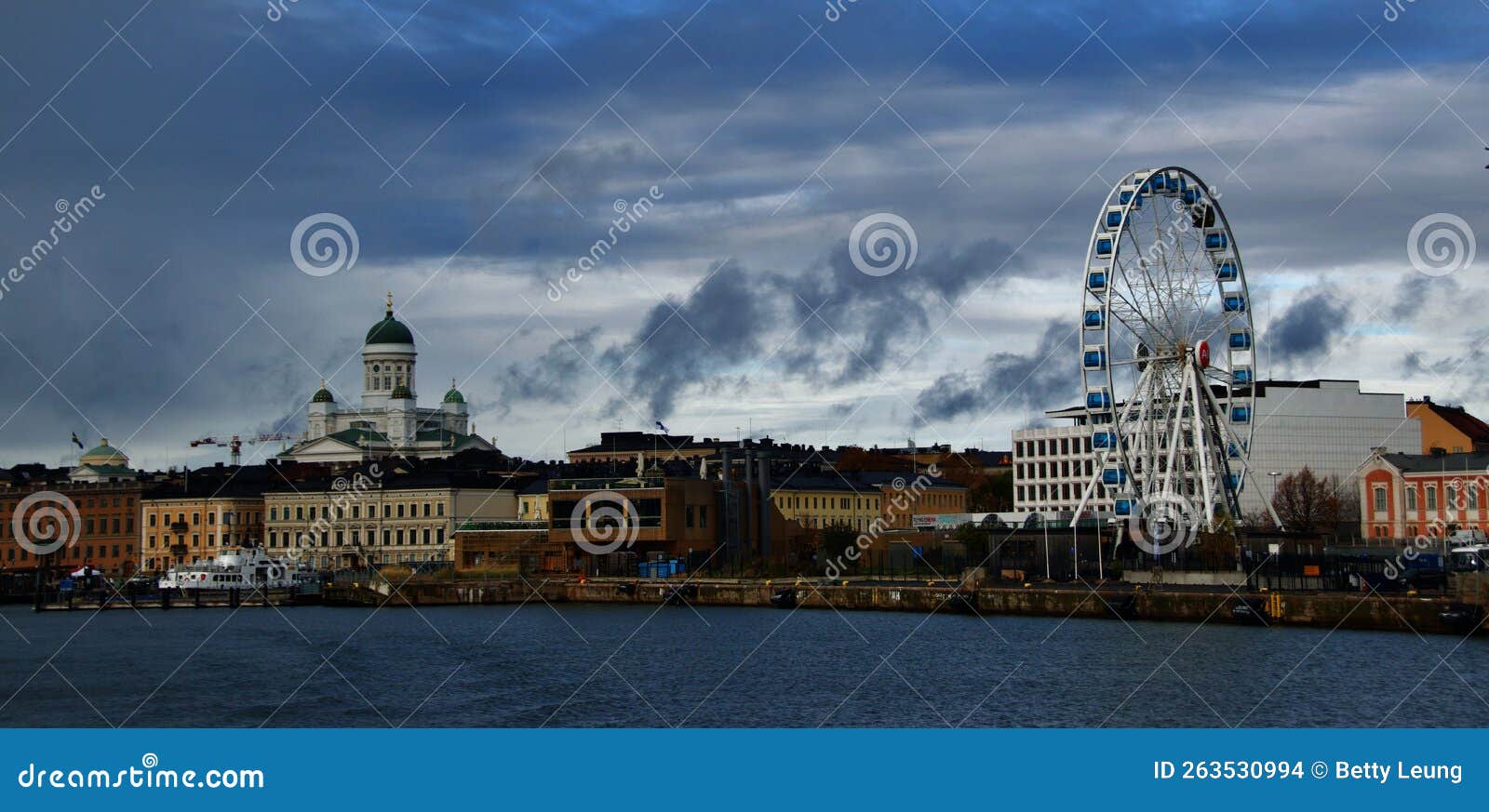 Waterfront View on the Coast of Helsinki in Finland Editorial Stock ...