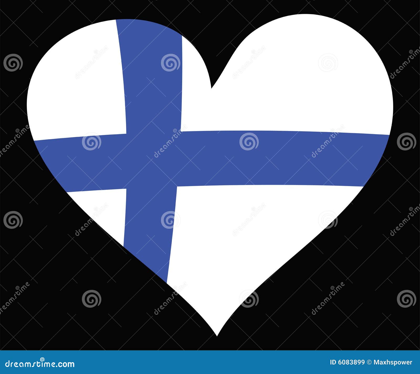 Finland love stock illustration. Illustration of scandinavia - 6083899