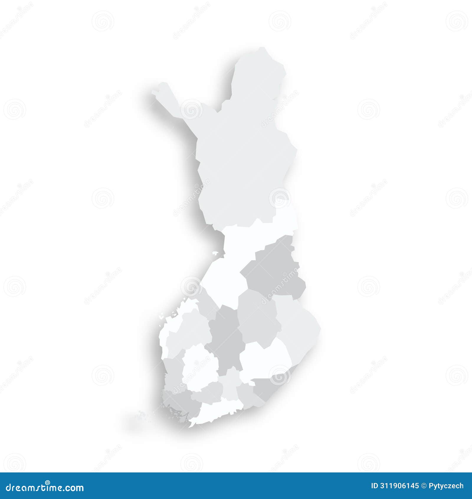 Finland Political Map Of Administrative Divisions Royalty-Free Stock ... Finland Political Map Of Administrative Divisions Royalty-Free Stock ...