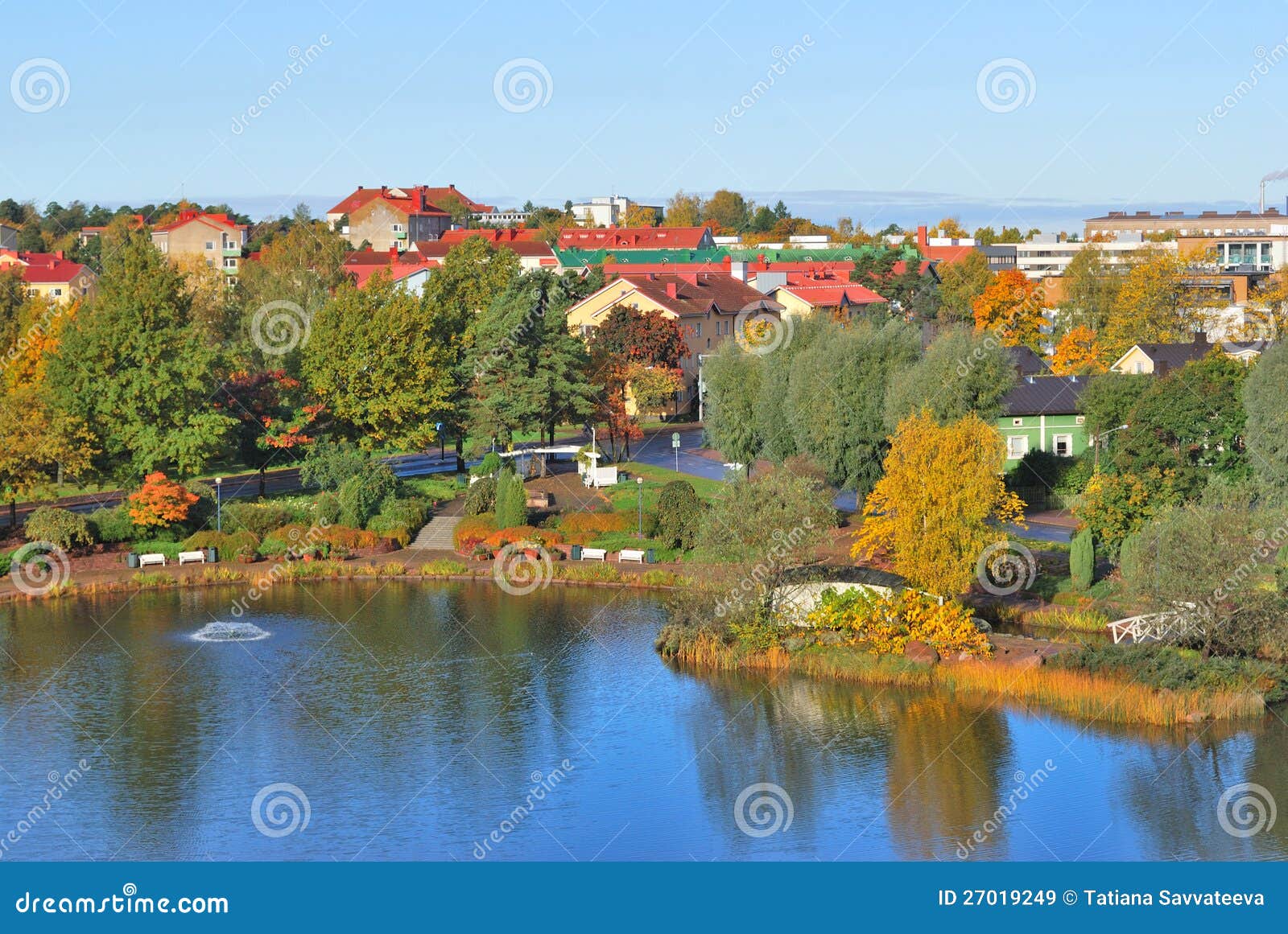 Finland. Top-view of Kotka stock image. Image of landmarks - 27019249