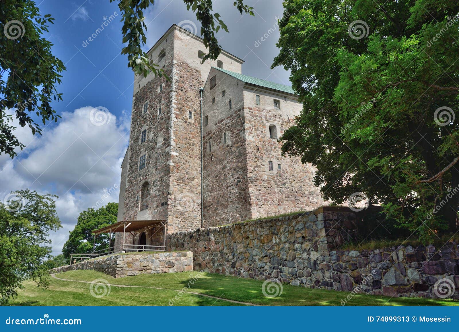 Finland Turku Castle editorial stock photo. Image of oldest - 74899313