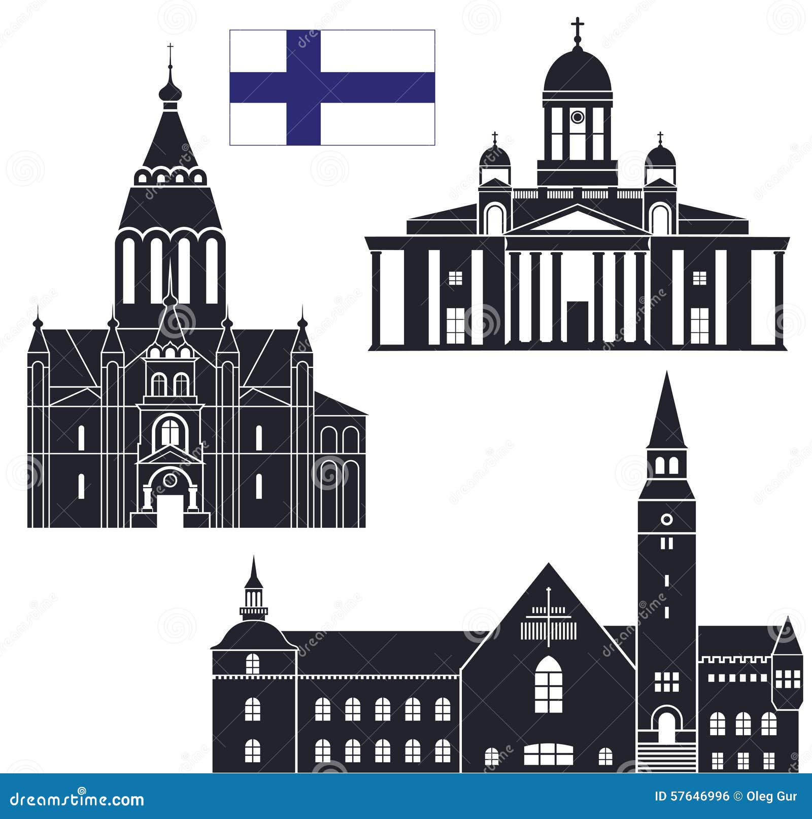 Finland stock vector. Illustration of design, finnish - 57646996