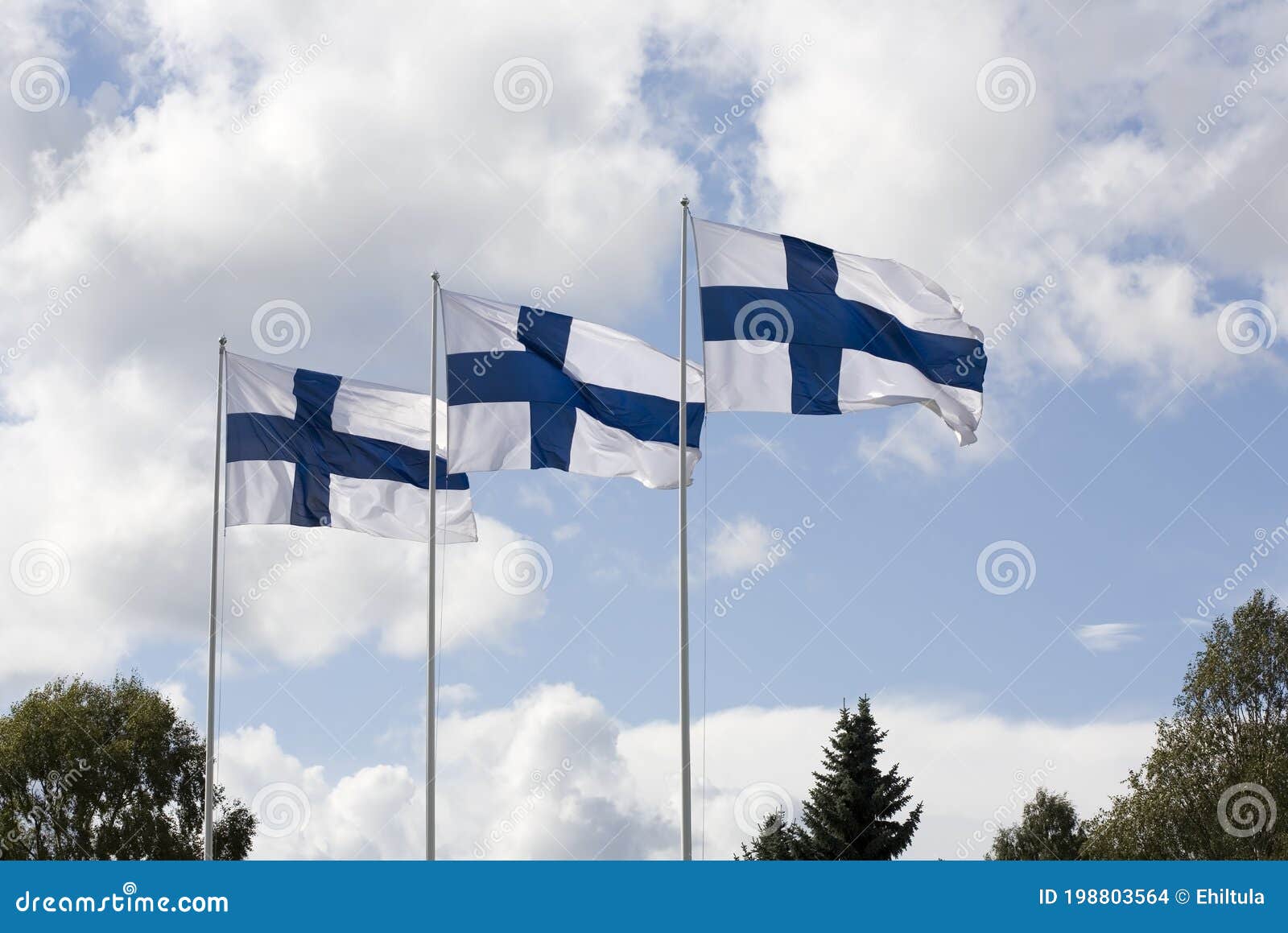 3 Finlands flagg arkivfoto. Bild av nation, finland - 198803564