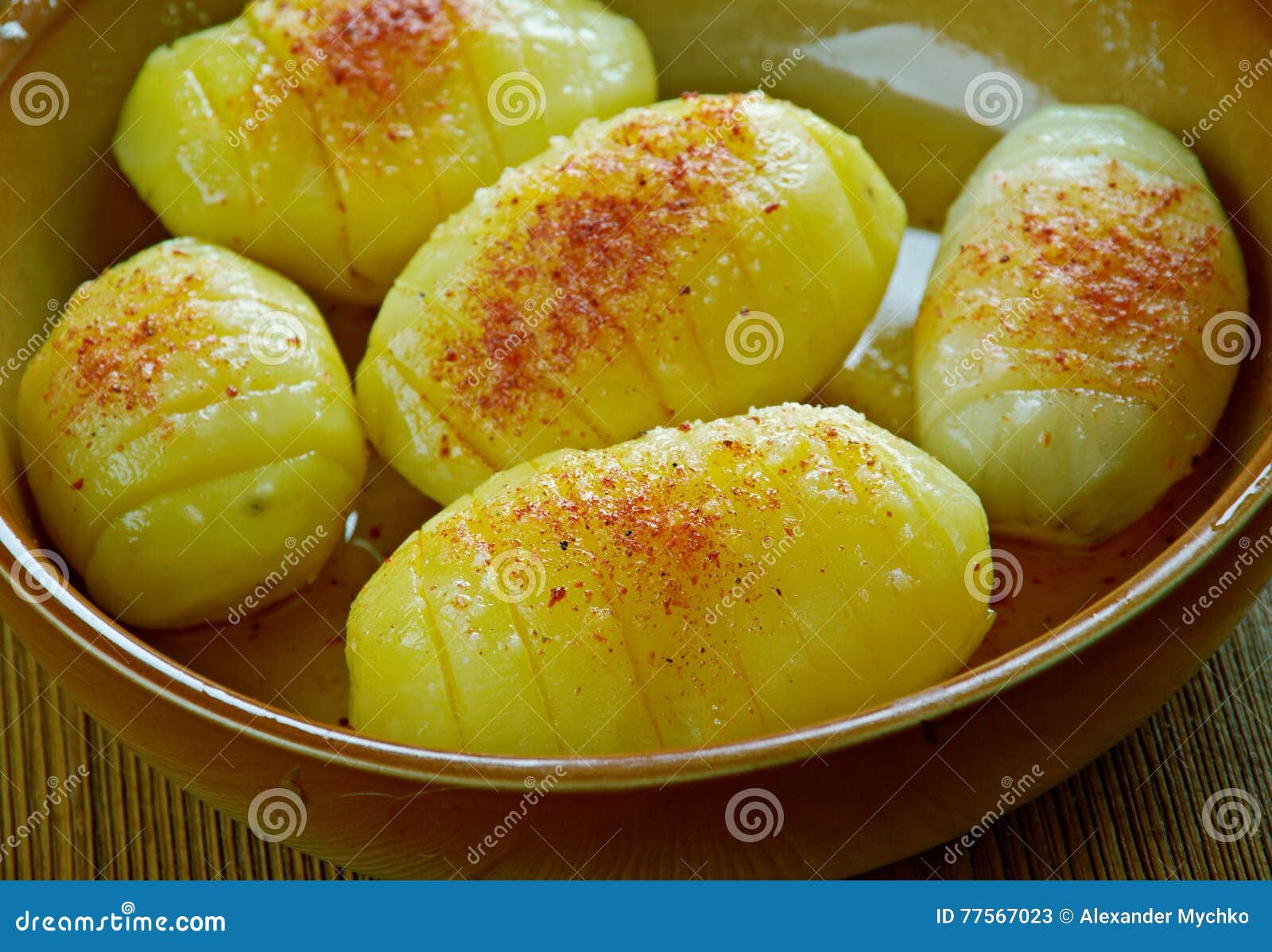Finnish baked potato stock image. Image of roasted, gourmet - 77567023