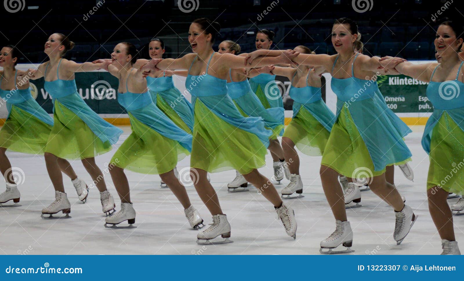 Finnish Championships 2010 - Synchronized Skating Editorial Photography ...