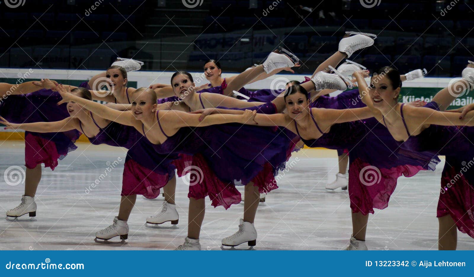 Finnish Championships 2010 - Synchronized Skating Editorial Photography ...