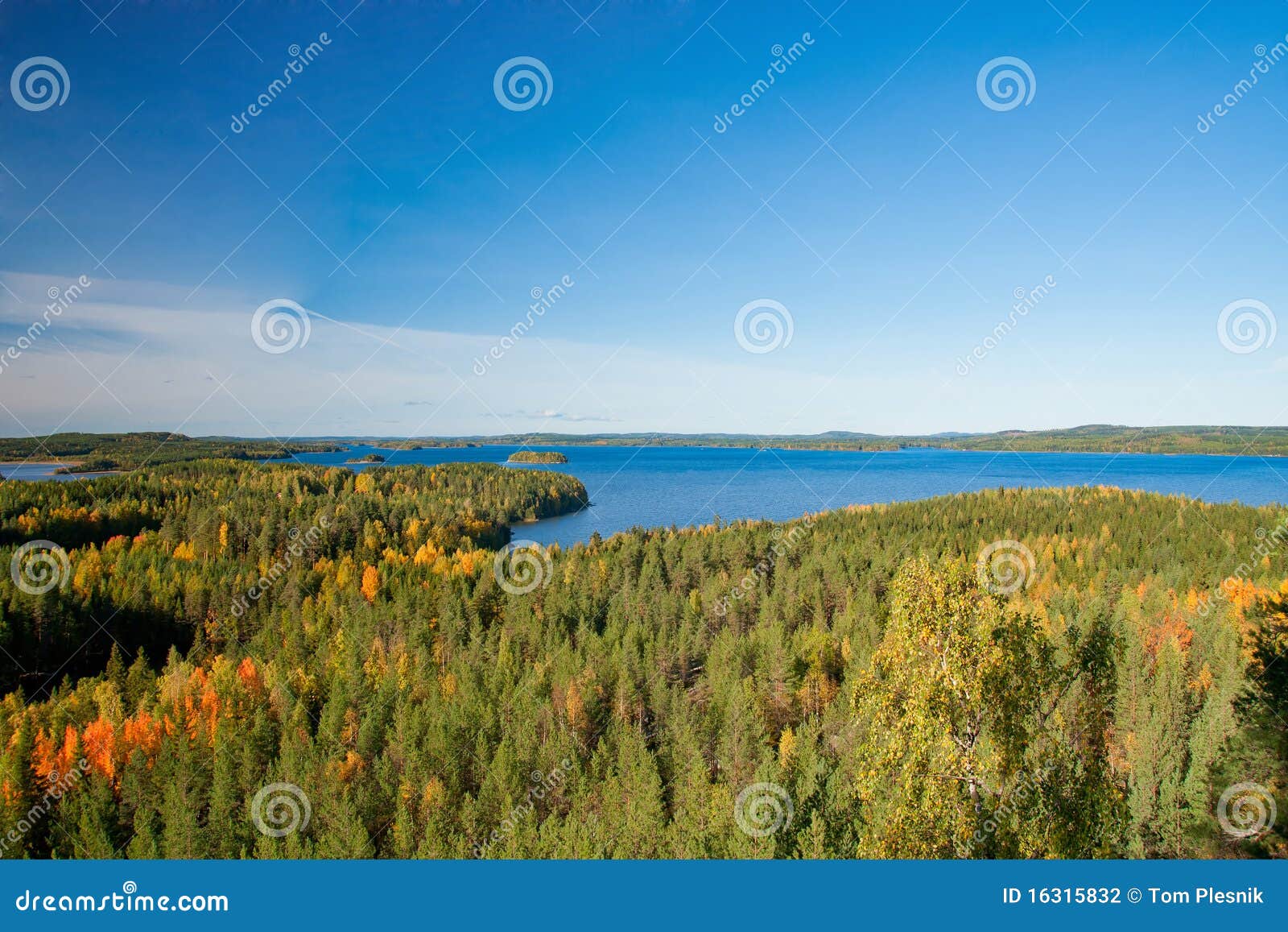 Finnish landscape stock photo. Image of calm, laukaa - 16315832