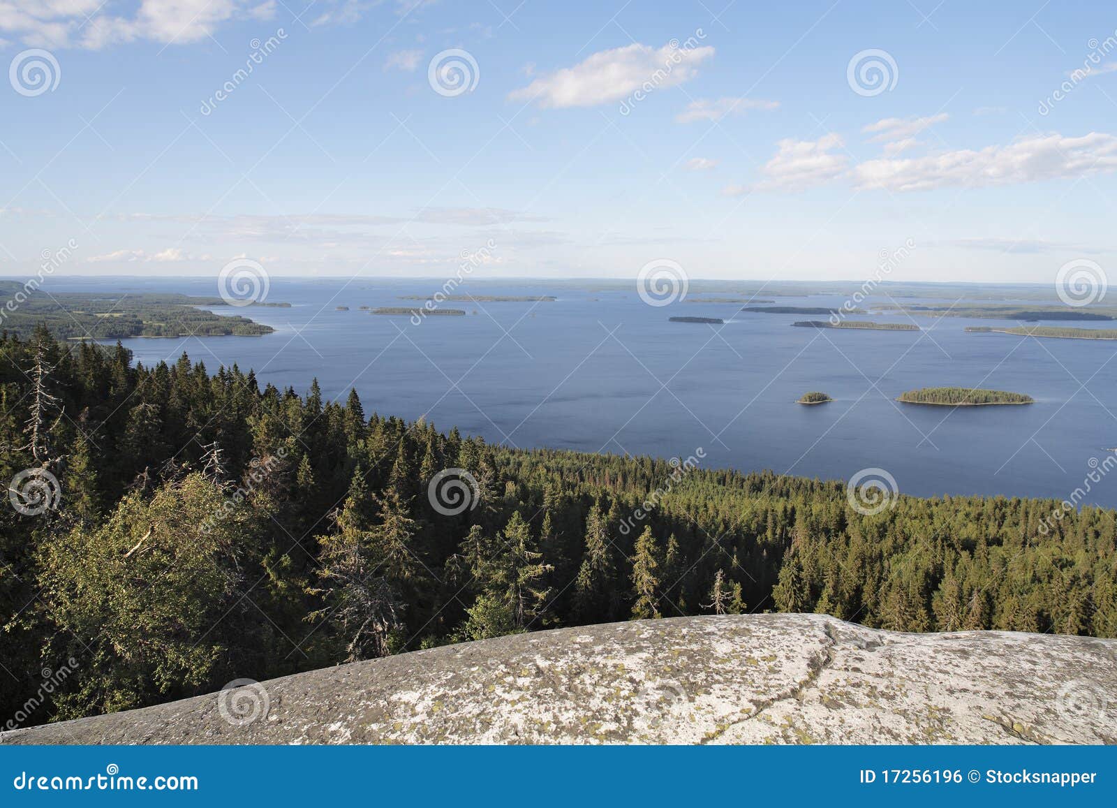 Finnish landscape stock photo. Image of forest, natural - 17256196