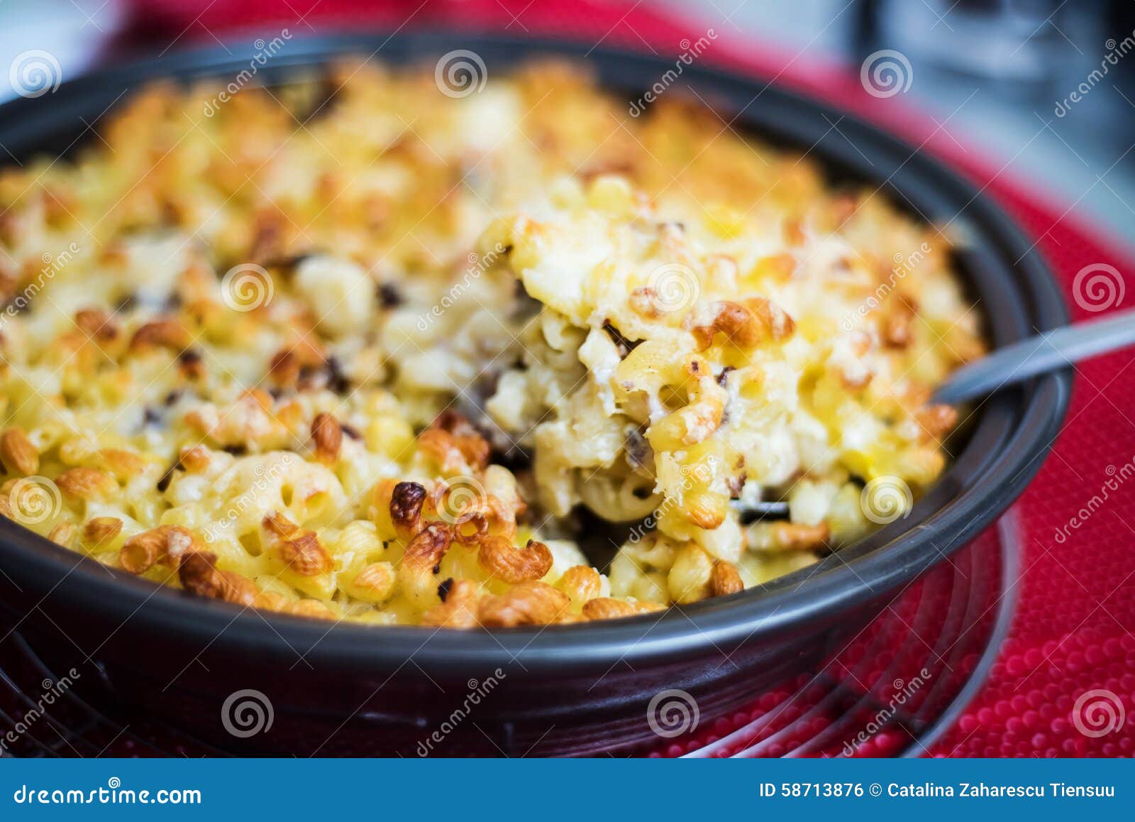 Finnish Macaroni casserole stock photo. Image of organic - 58713876