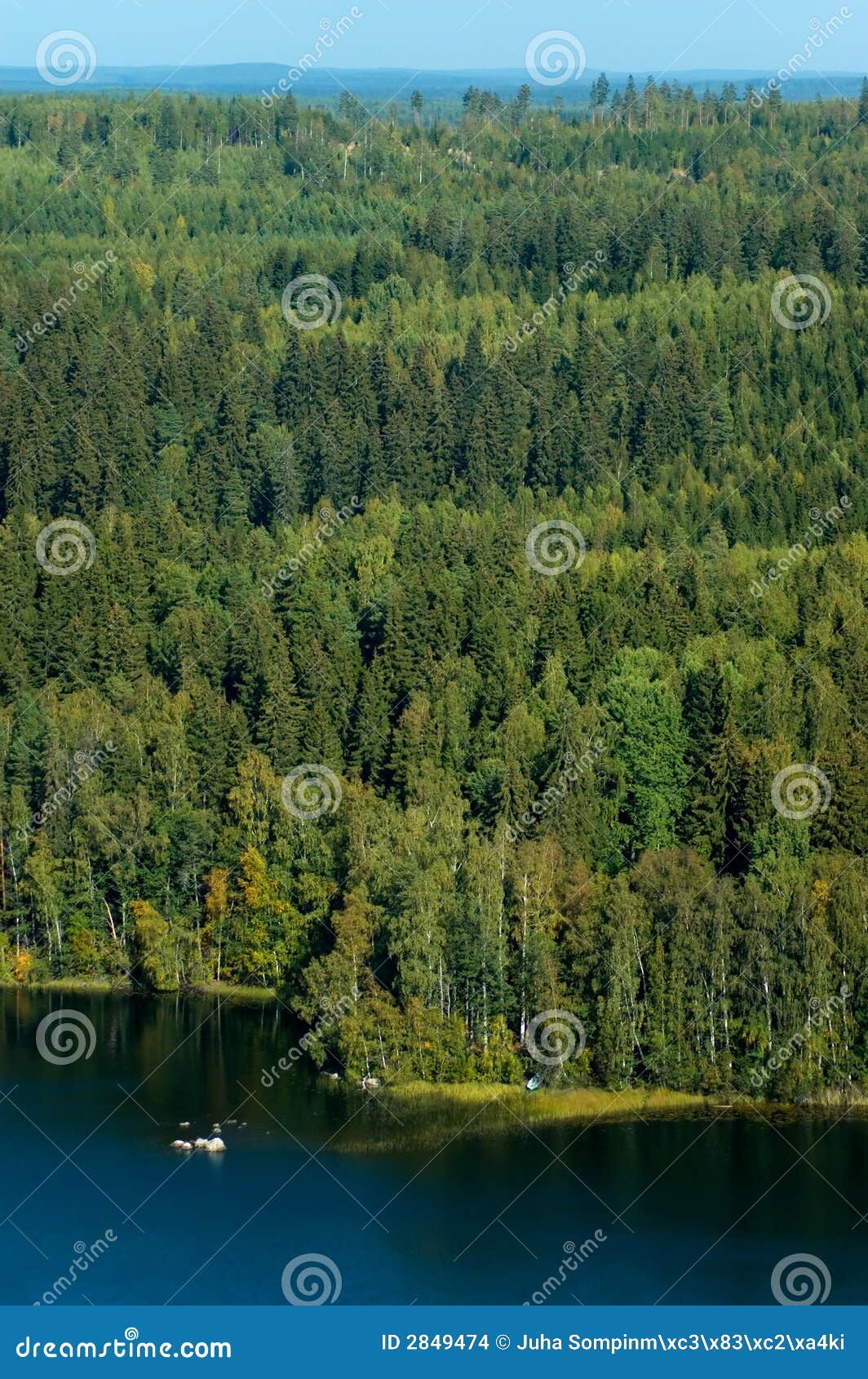 Finnish national landscape stock photo. Image of countryside - 2849474