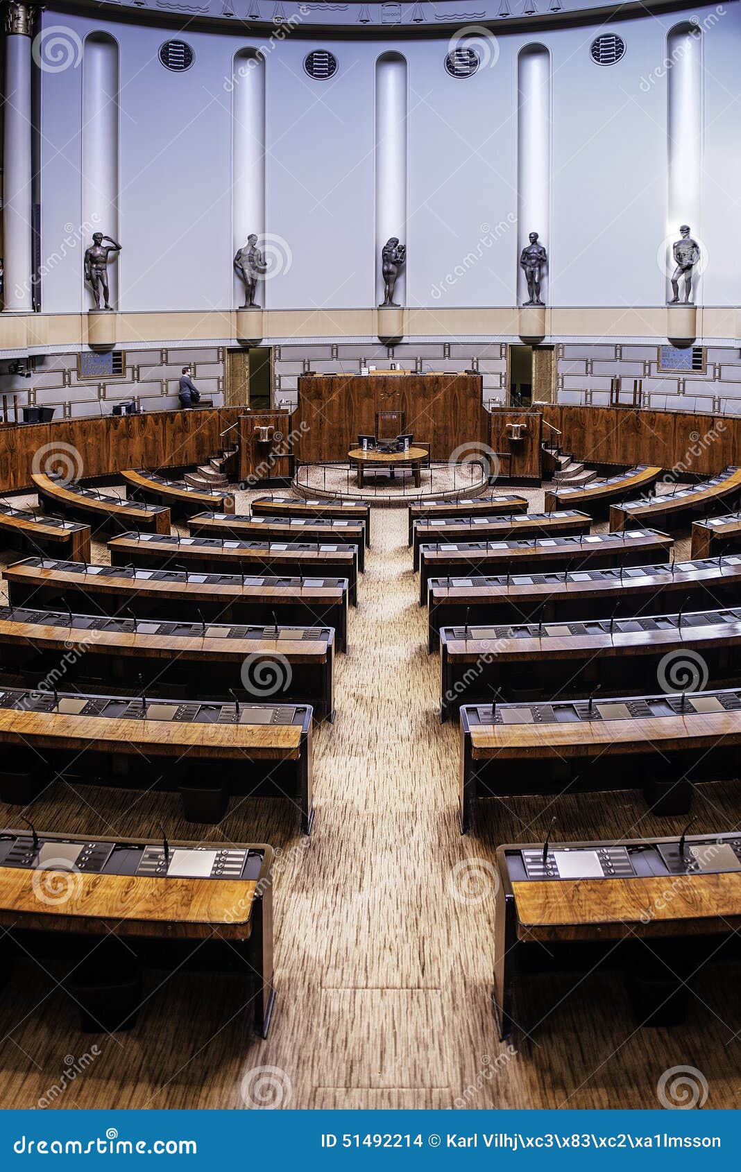The Finnish Parlament Building Editorial Stock Image - Image of facade ...
