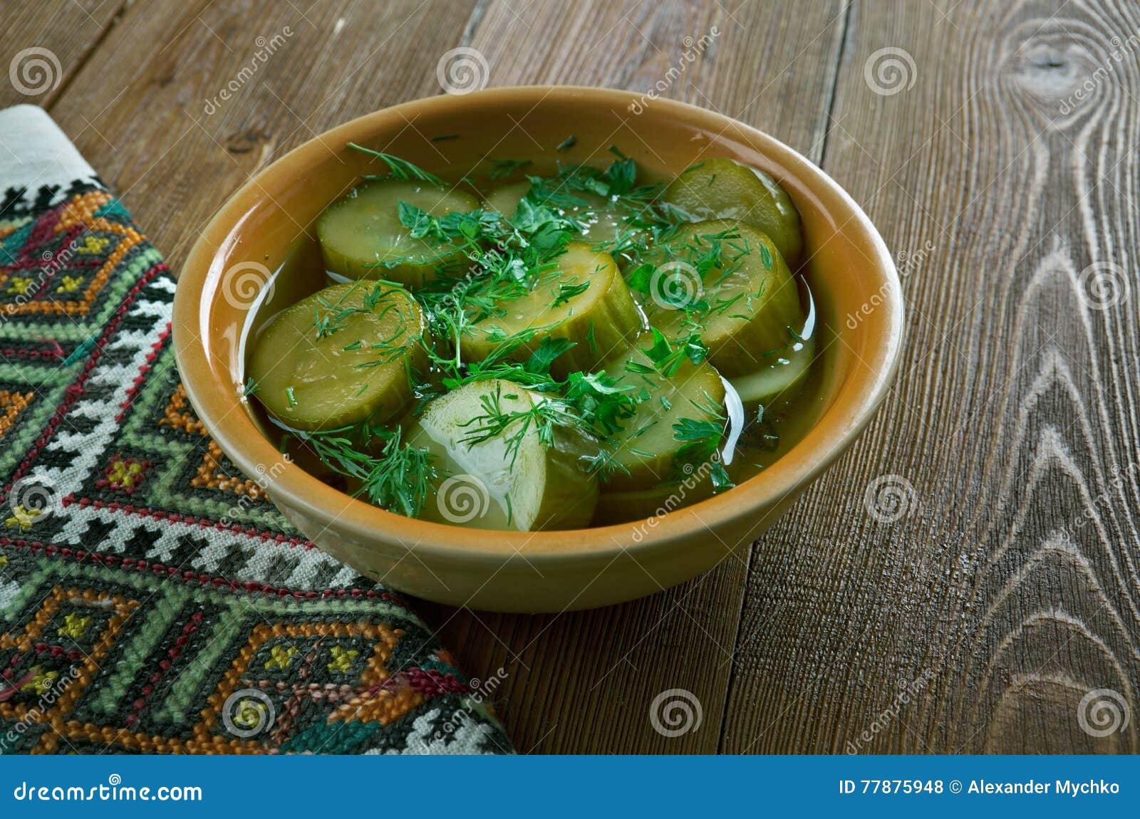 Finnish pickles stock photo. Image of preparing, pickling - 77875948