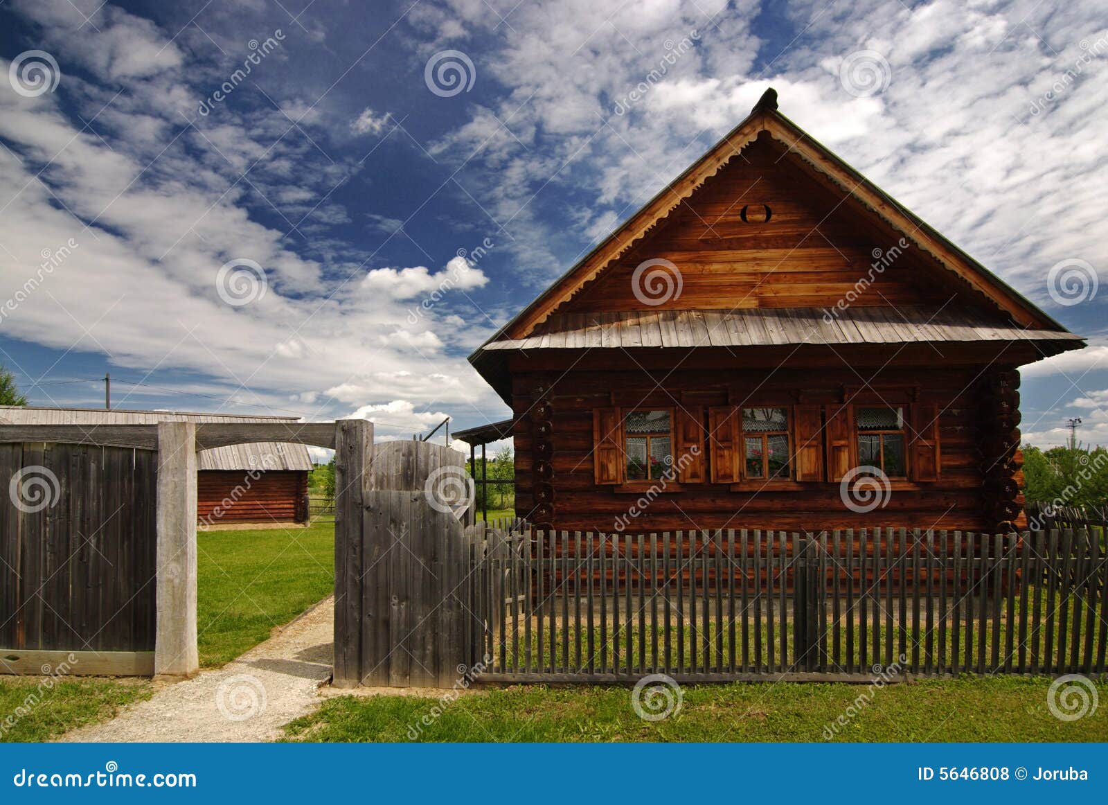 Finnish wooden house stock photo. Image of museum, country - 5646808