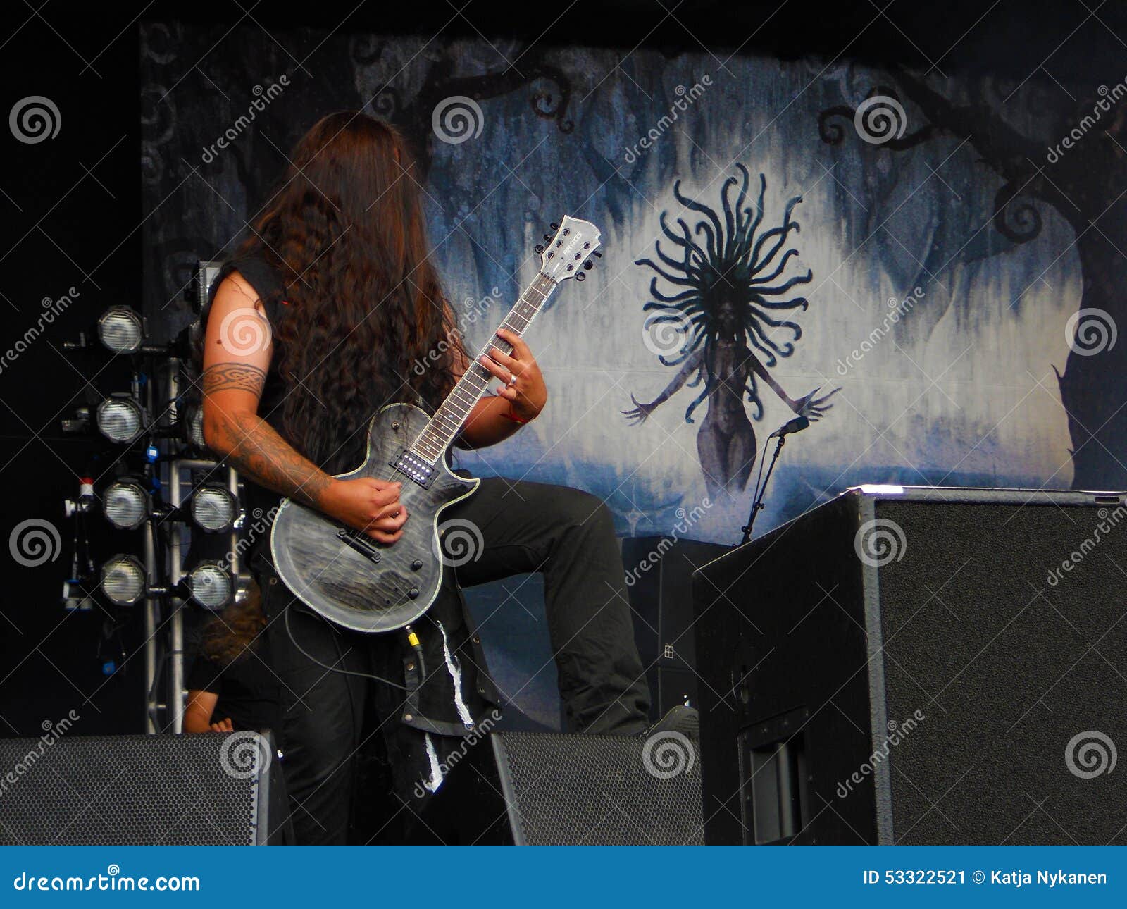 Finntroll on stage editorial photo. Image of folk, folkmetal - 53322521
