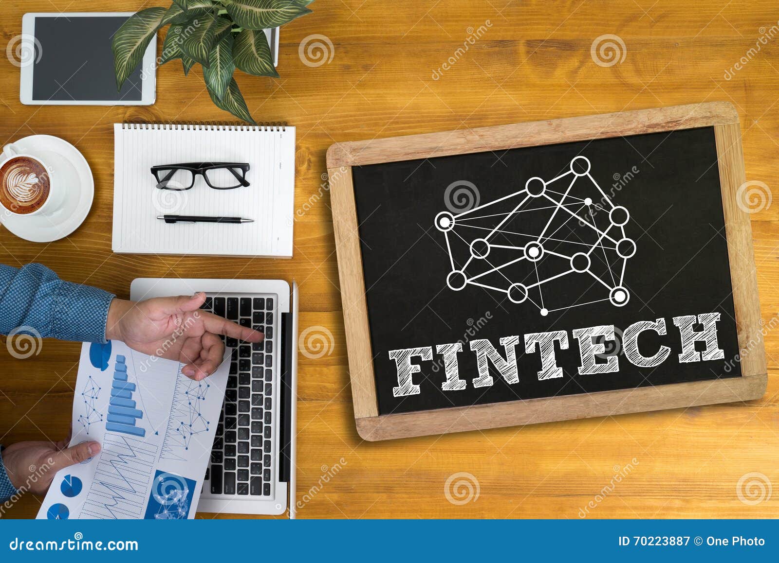 FINTECH Investment Financial Internet Technology Stock Image - Image of ...