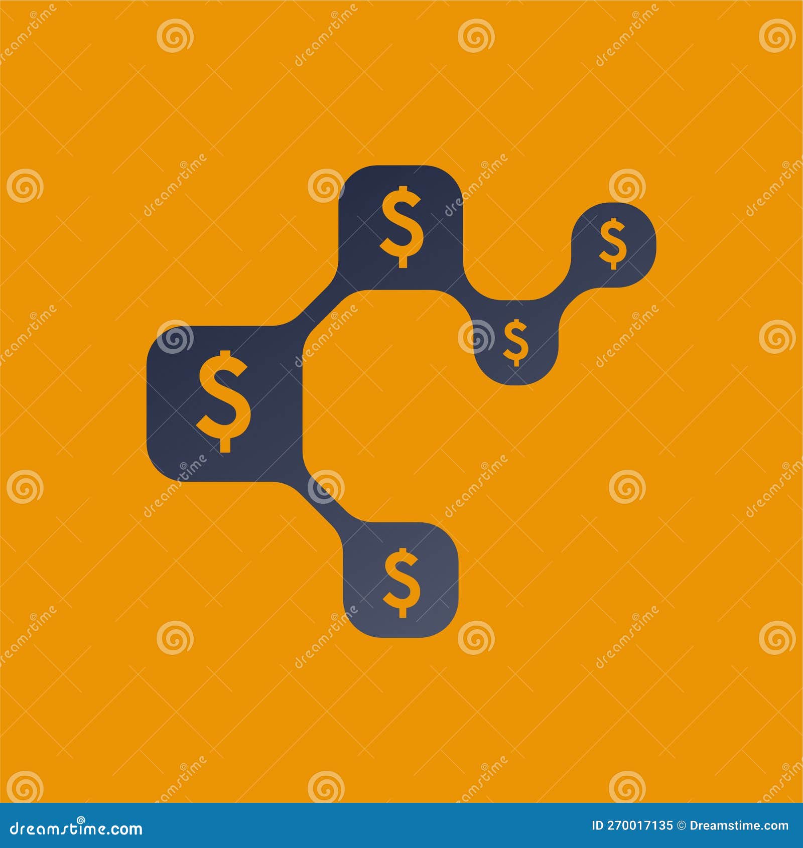 Fintech Logo Design Concept Vector Stock Illustration - Illustration of ...