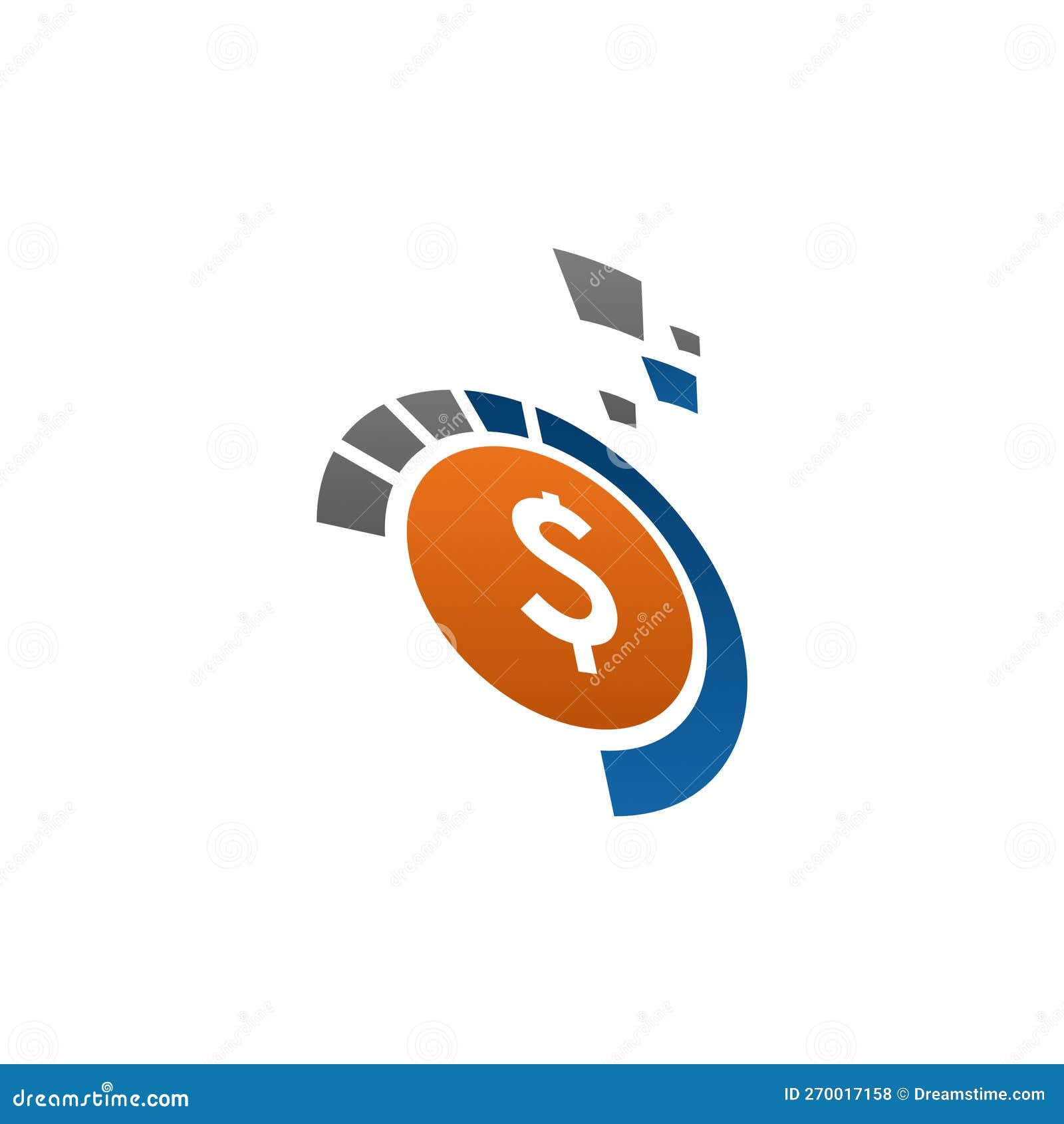 Fintech Logo Design Concept Vector Stock Illustration - Illustration of ...