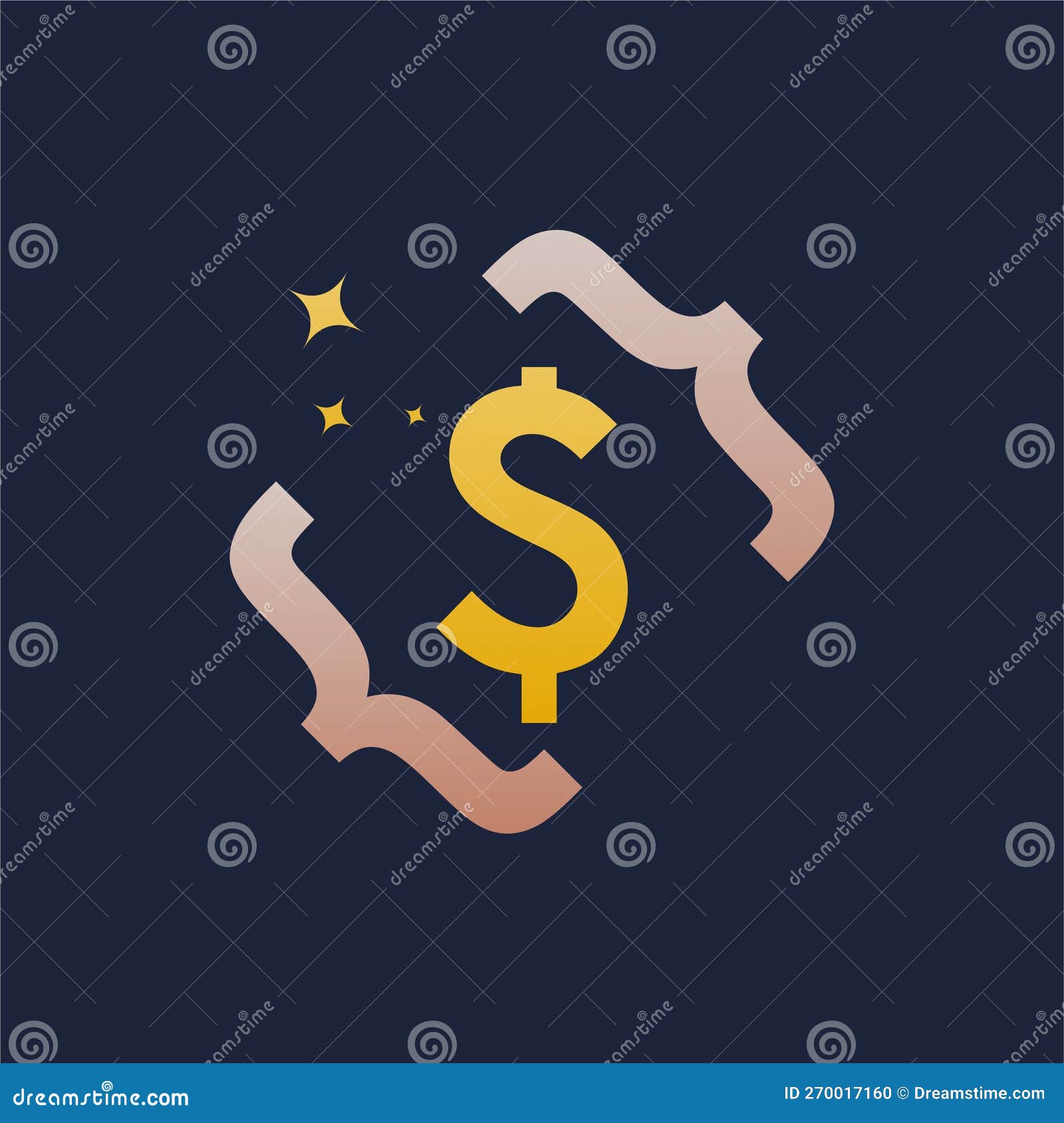 Fintech Logo Design Concept Vector Stock Illustration - Illustration of ...