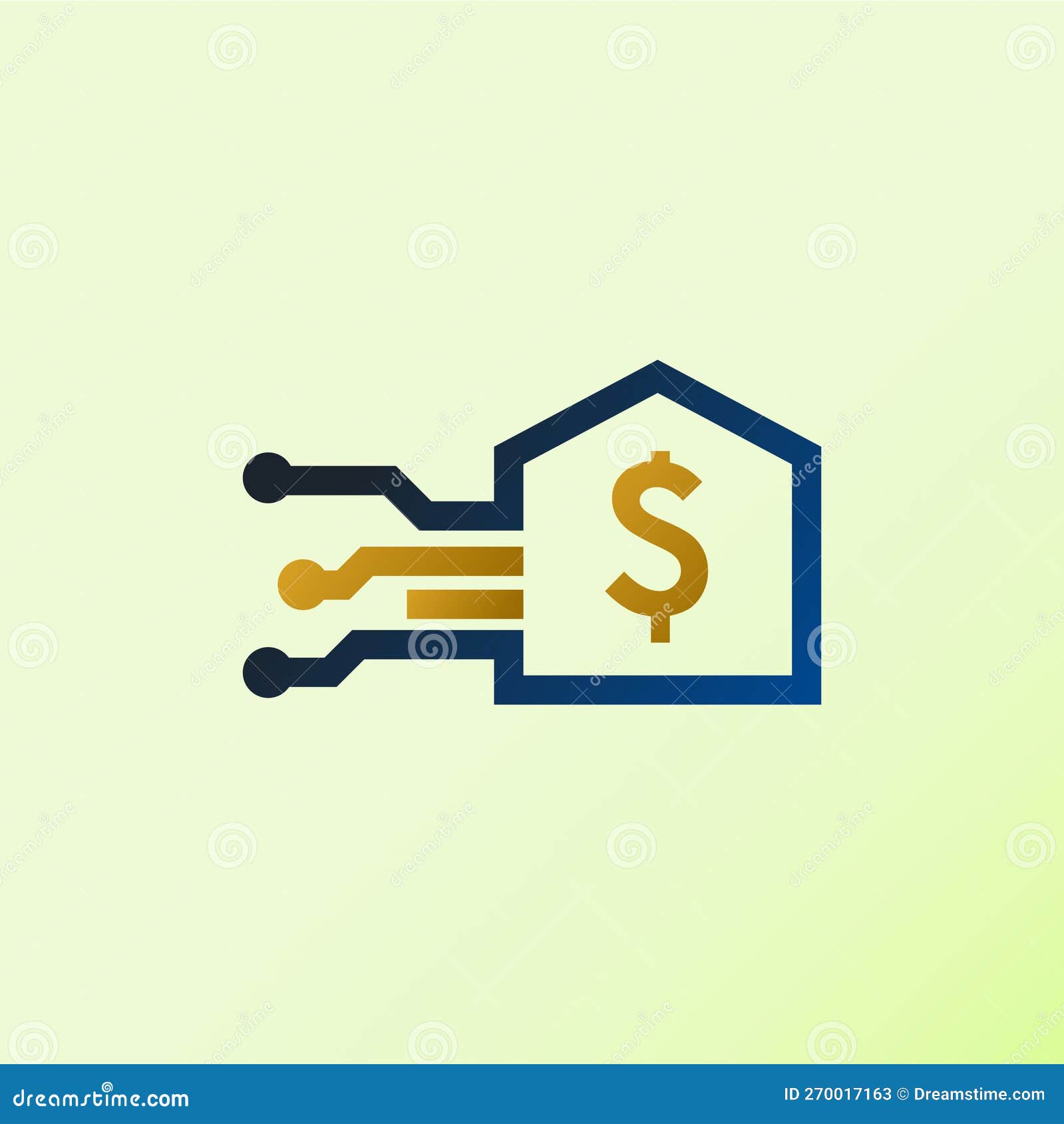 Fintech Logo Design Concept Vector Stock Illustration - Illustration of ...