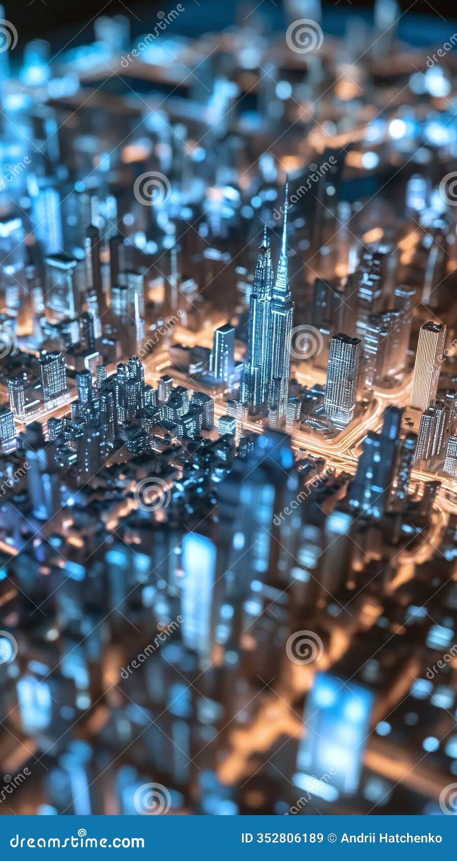 Fintech-powered Smart Cities Visualized with Seamless Digital Integration. Stock Illustration ...