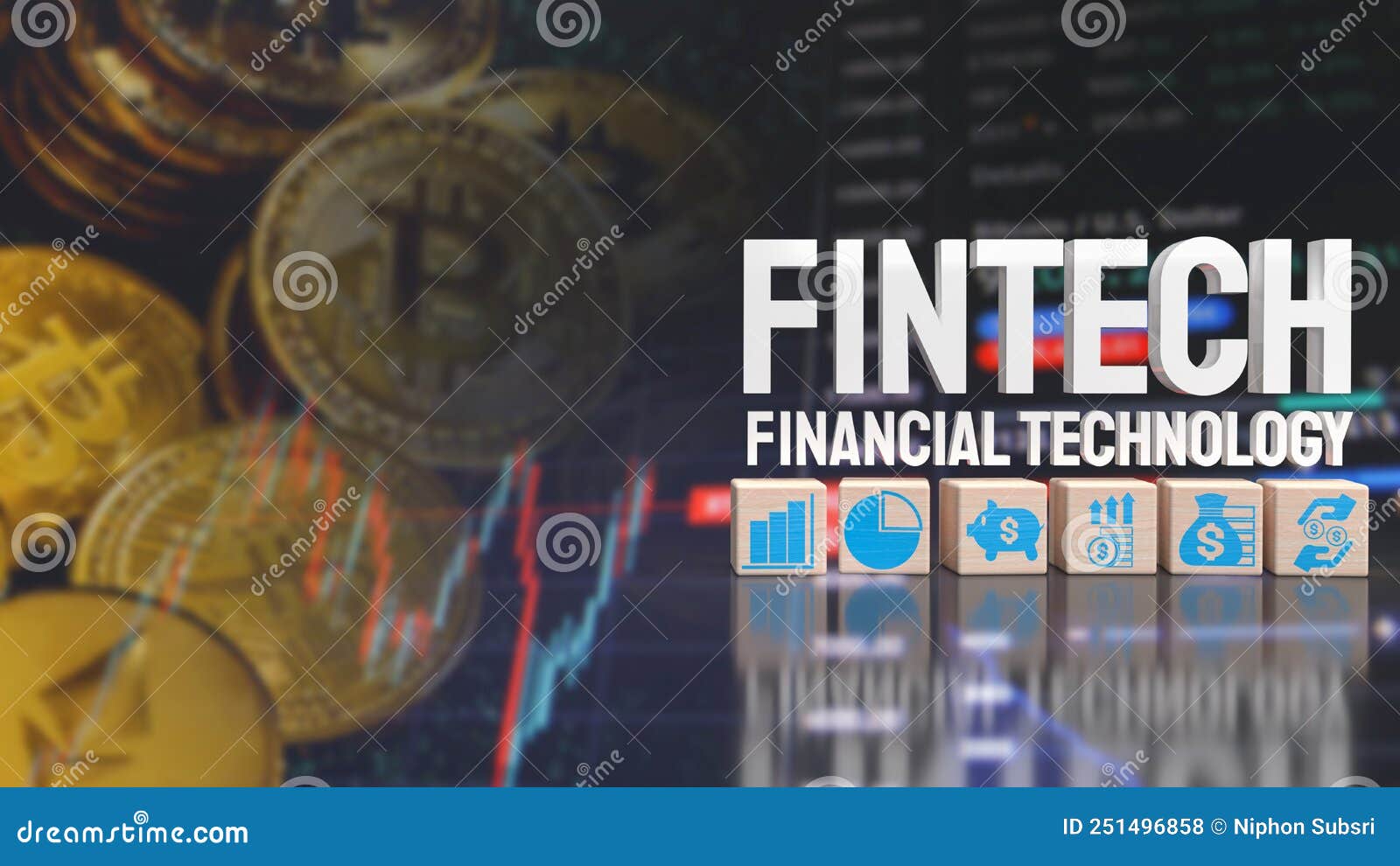 Fintech Word Cloud Collage Stock Photography | CartoonDealer.com #200437526