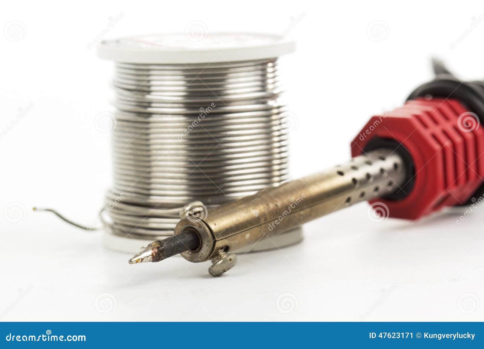 Fio De Solda Do Ferro De Solda Imagem de Stock - Imagem de ferramenta ...