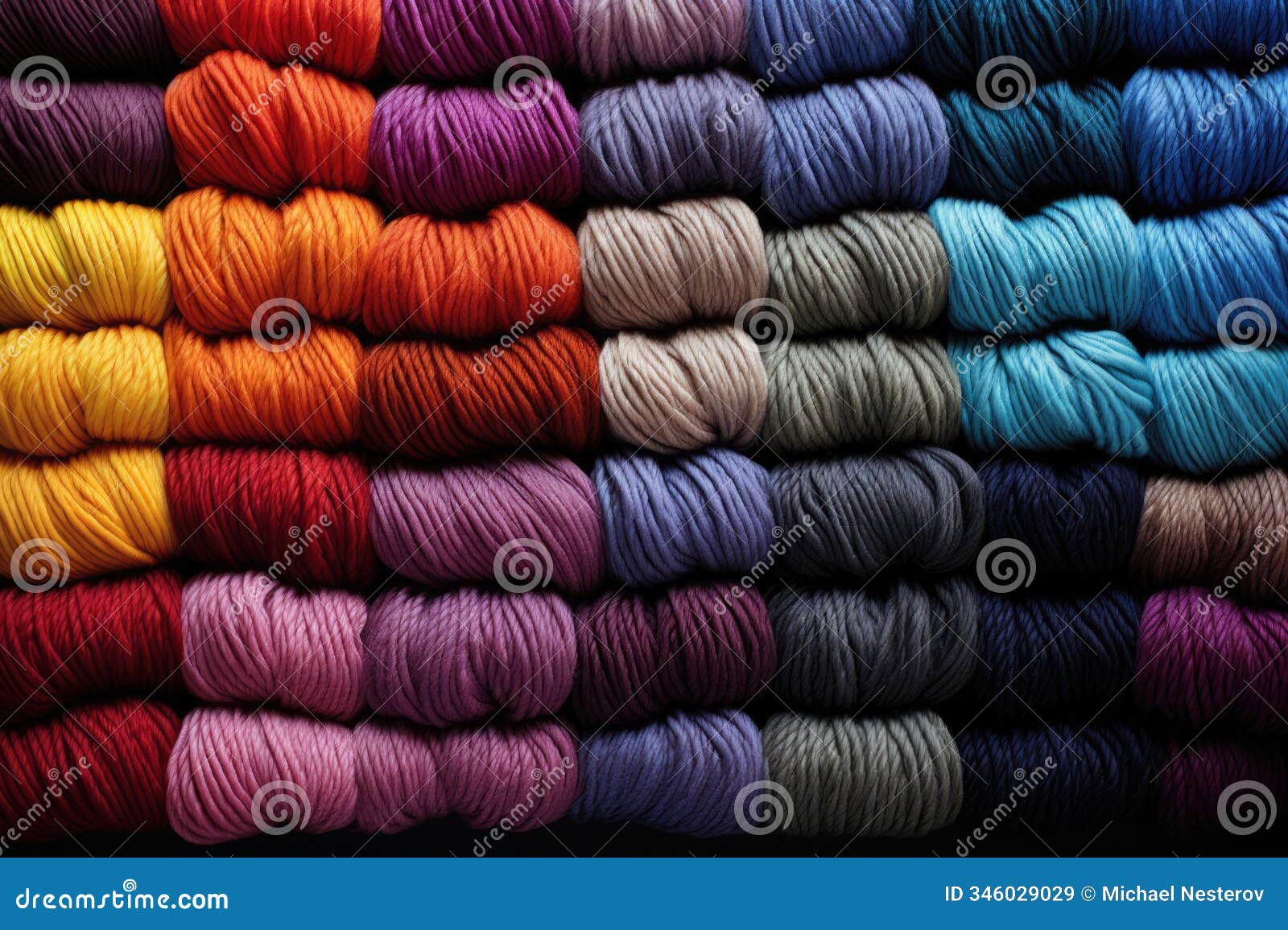 Fio No Espectro De Cores Esquema De Cores Dos Fios Imagem de Stock ...