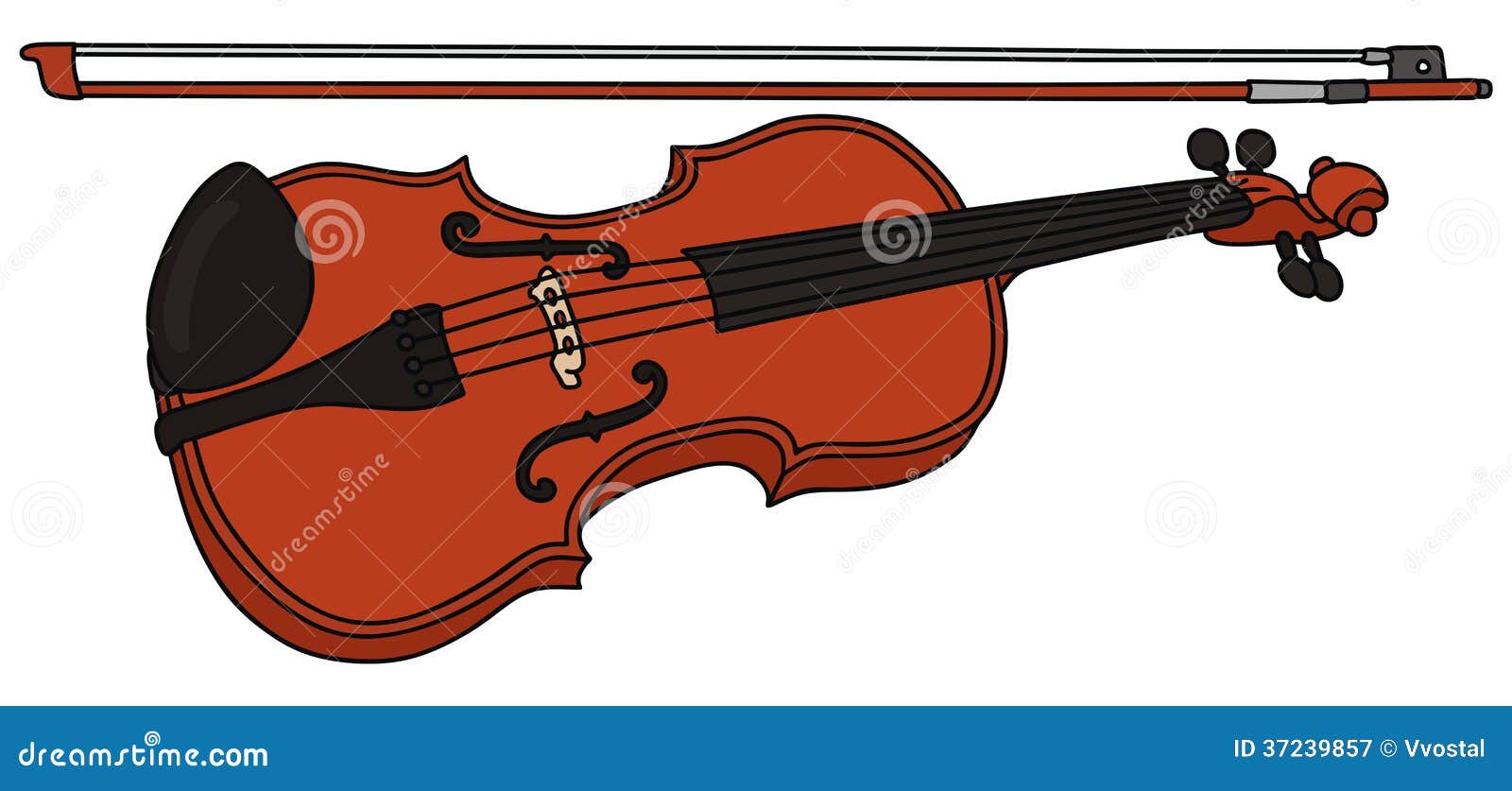 Fiol vektor illustrationer. Illustration av teckning - 37239857