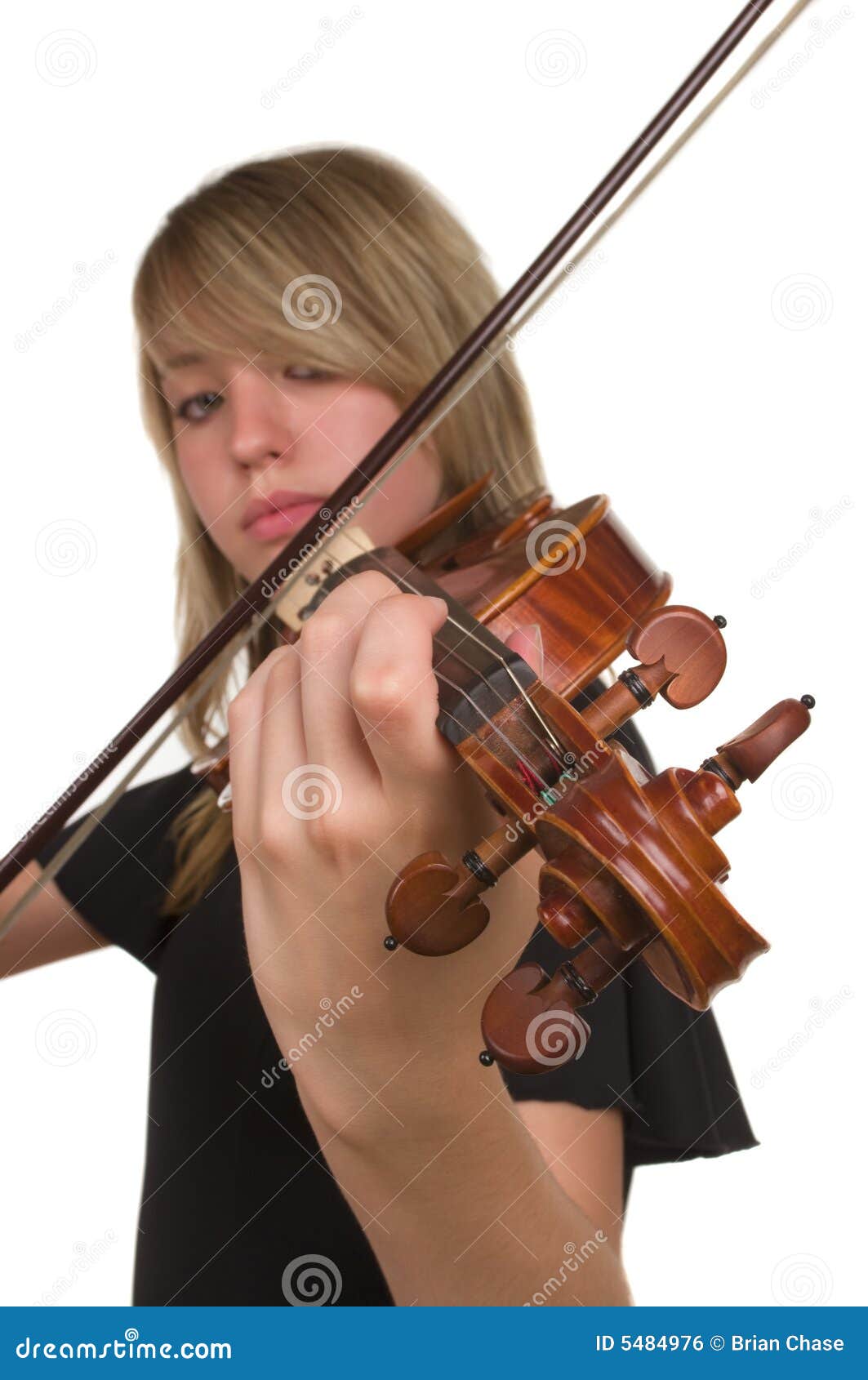 Fiol arkivfoto. Bild av orkester, studie, bandet, kvinnlig - 5484976