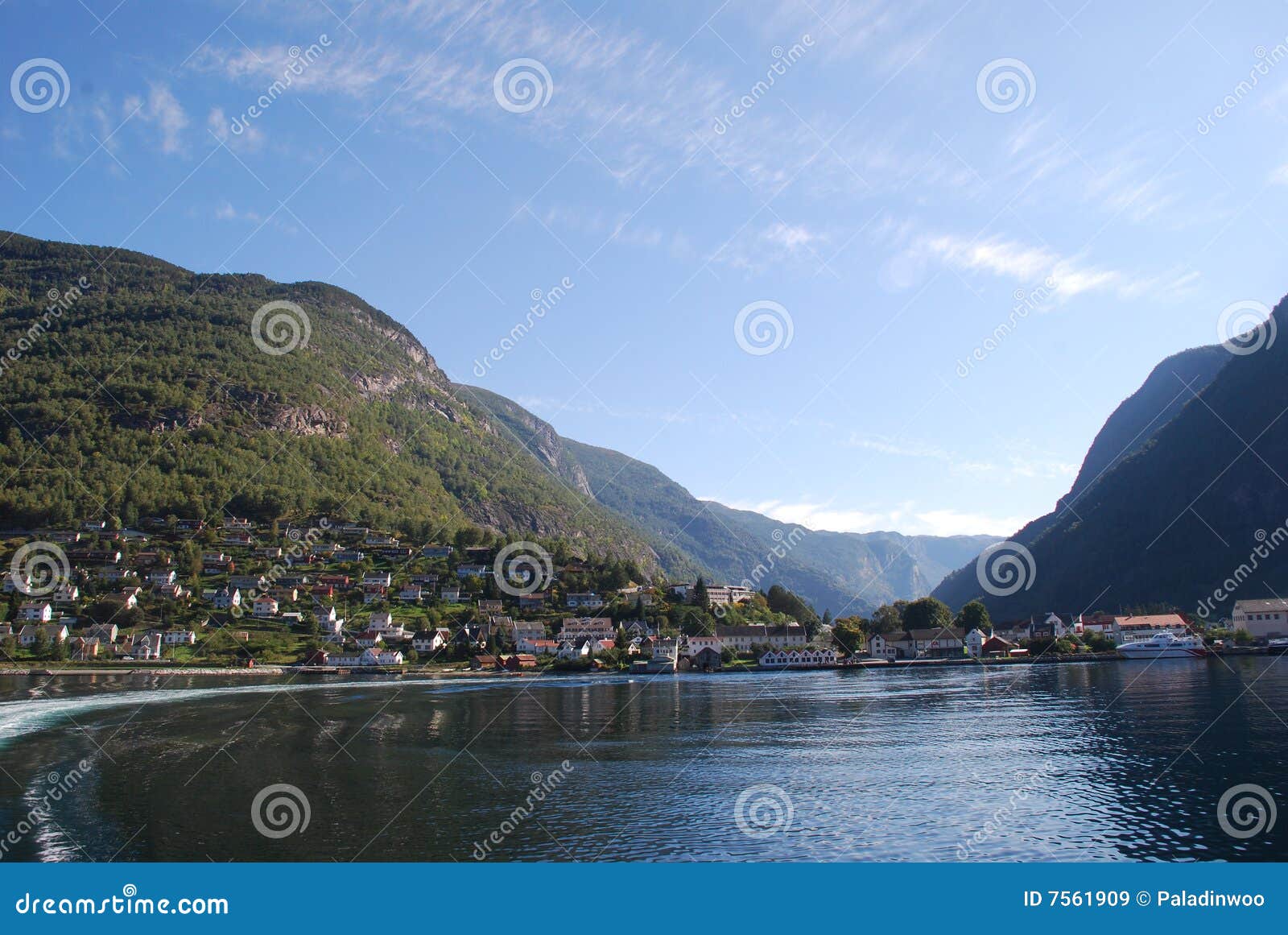 The Fiord of Norway stock image. Image of afternoon, blue - 7561909