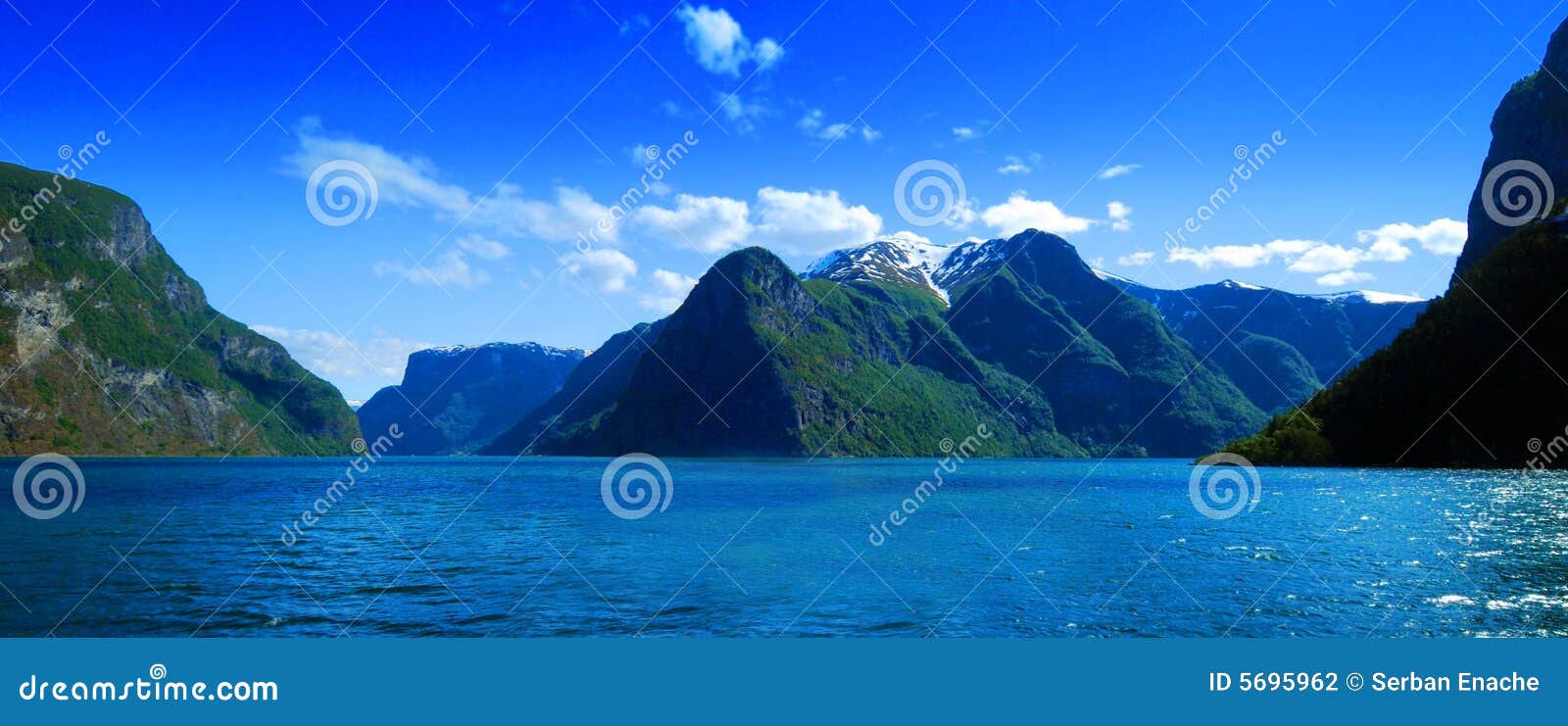 Fiordy Norway zdjęcie stock. Obraz złożonej z panorama - 5695962