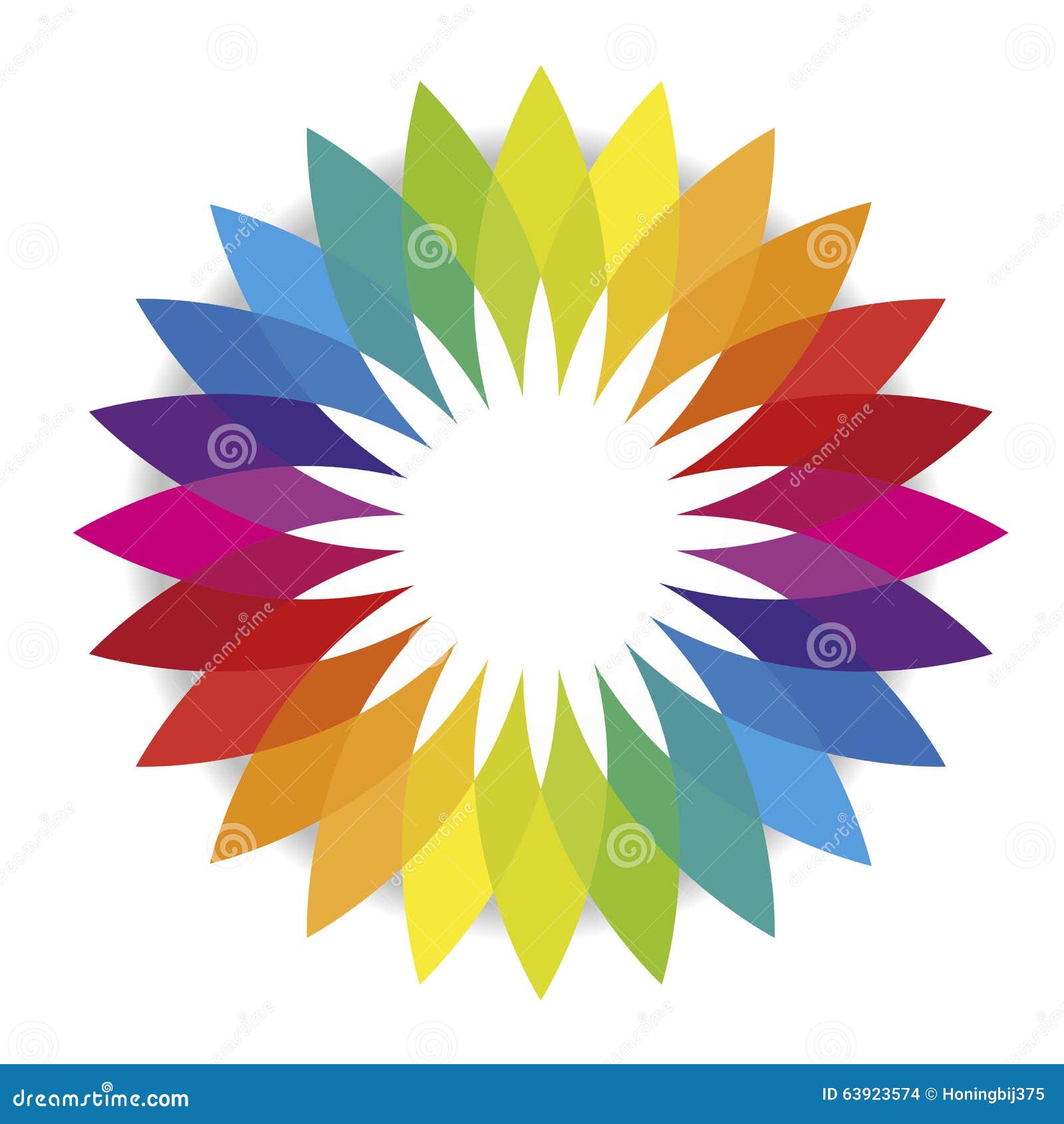 Fiore Dei Colori Spettrali O Dello Spettro Di Colori Illustrazione ... Fiore Dei Colori Spettrali O Dello Spettro Di Colori Illustrazione ...