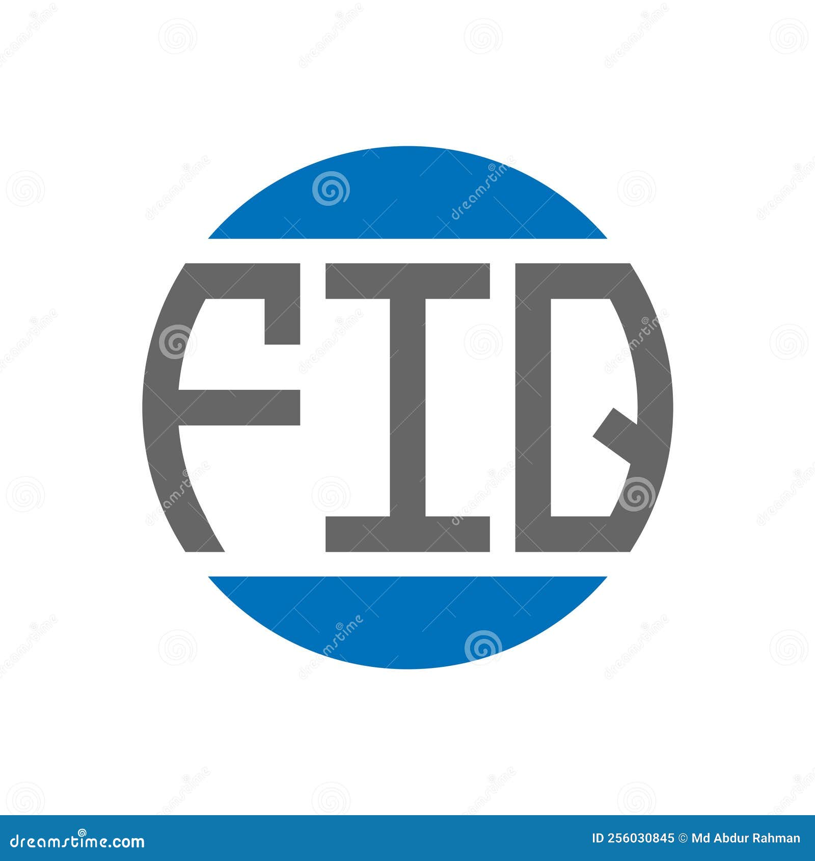 FIQ Letter Logo Design on White Background. FIQ Creative Initials ...