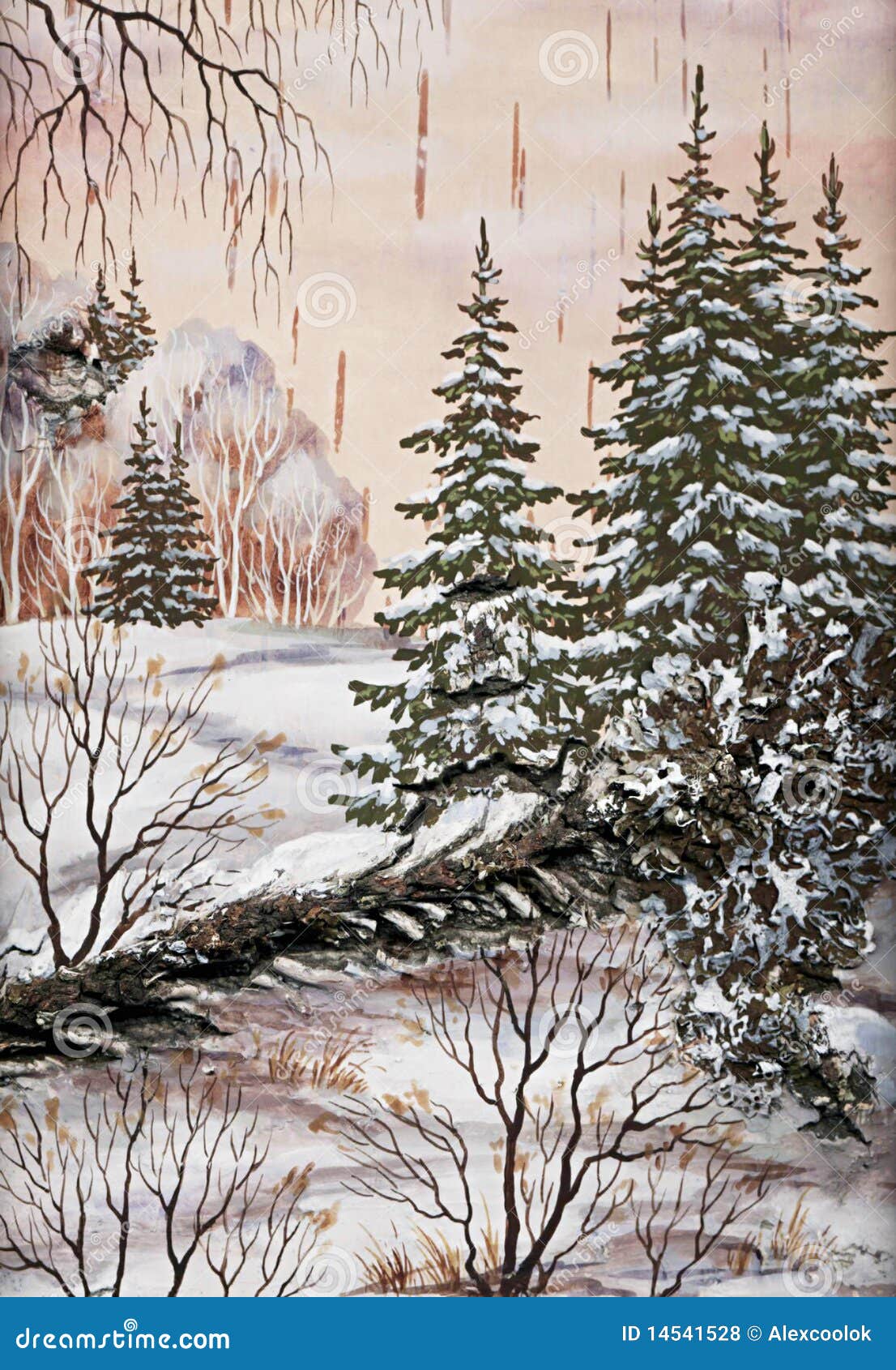 Forest Edge Drawing Cartoon Vector | CartoonDealer.com #73278997