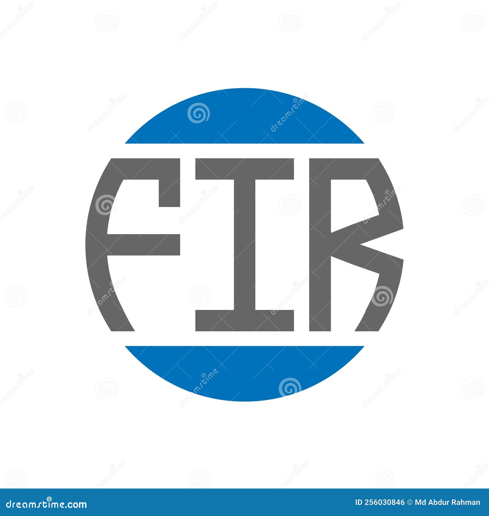 FIR Letter Logo Design on White Background. FIR Creative Initials ...