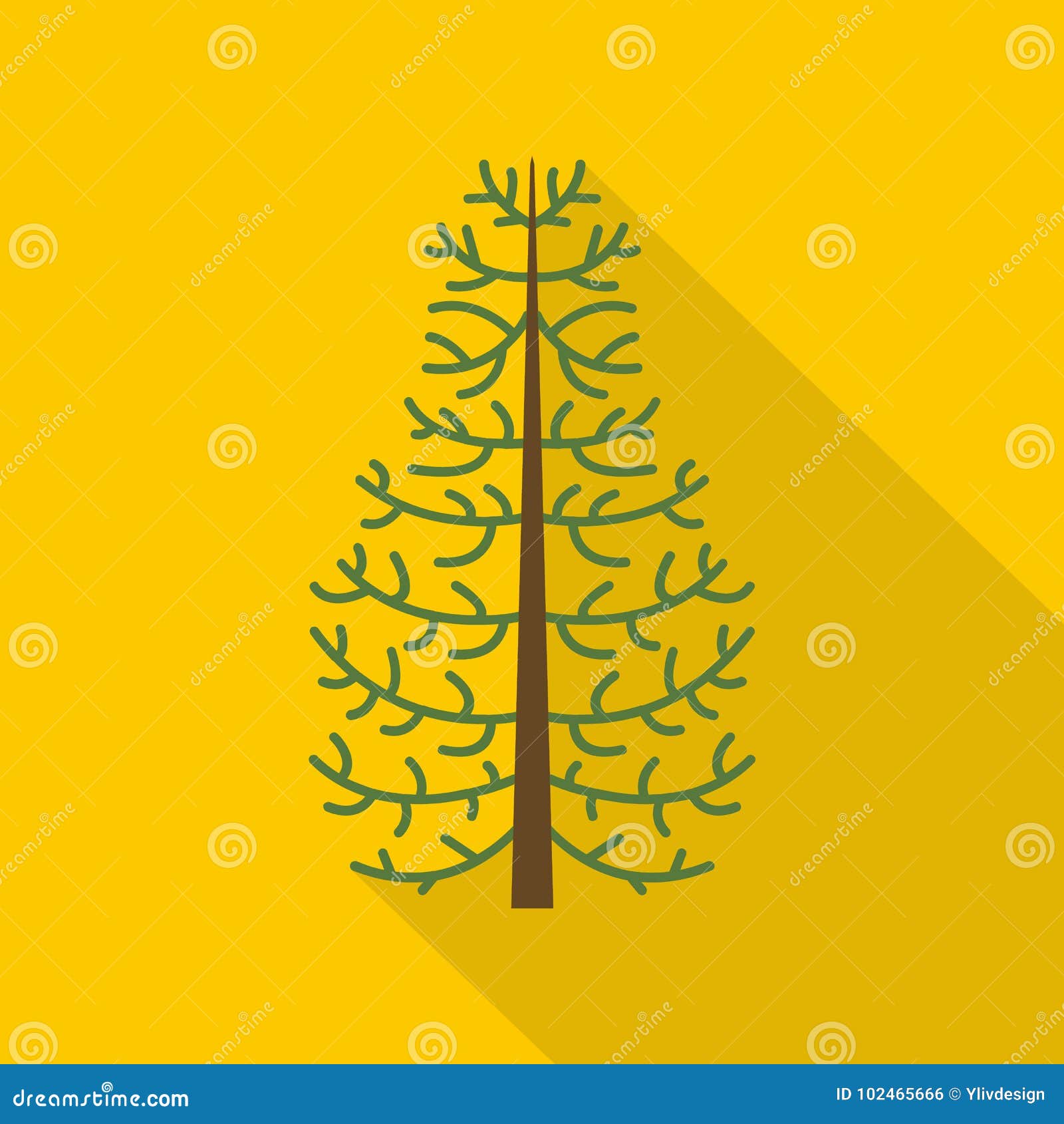 Fir tree icon, flat style stock vector. Illustration of trunk - 102465666 Fir tree icon, flat style stock vector. Illustration of trunk - 102465666