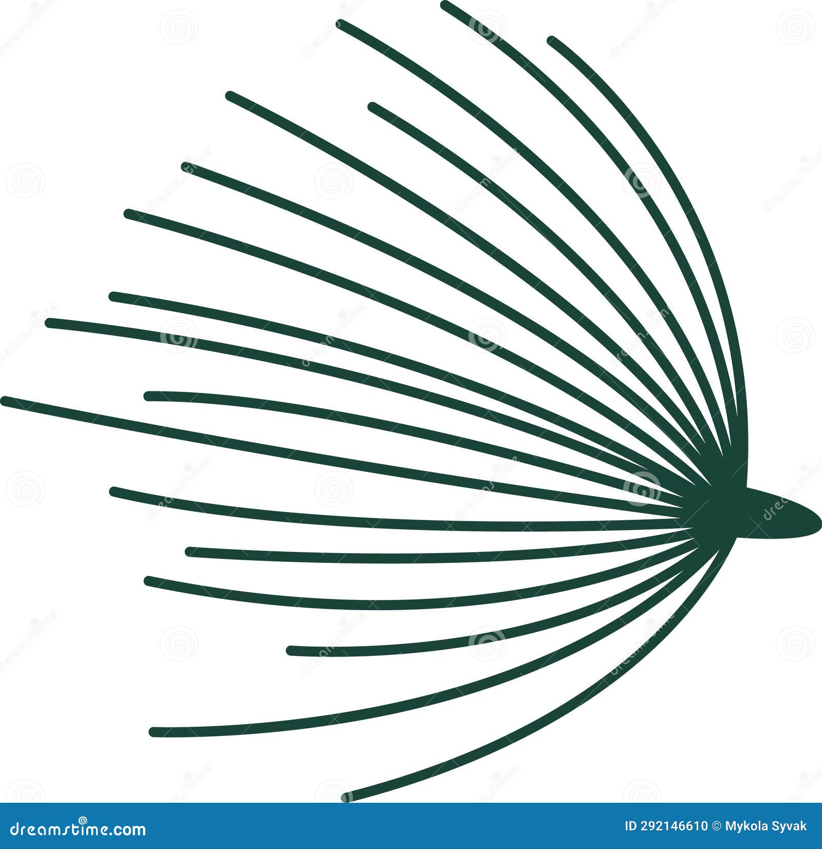 Fir Tree Needles stock vector. Illustration of green - 292146610