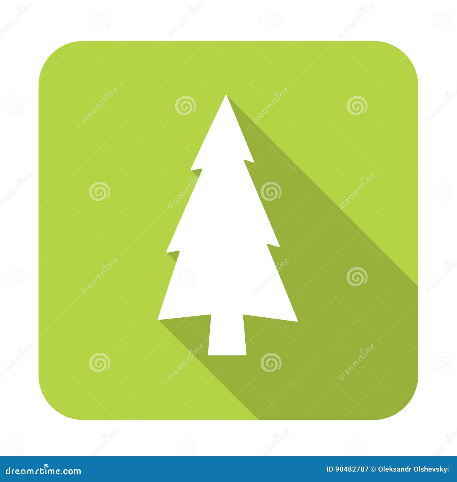 Fir Trees icon stock vector. Illustration of growing - 90482787