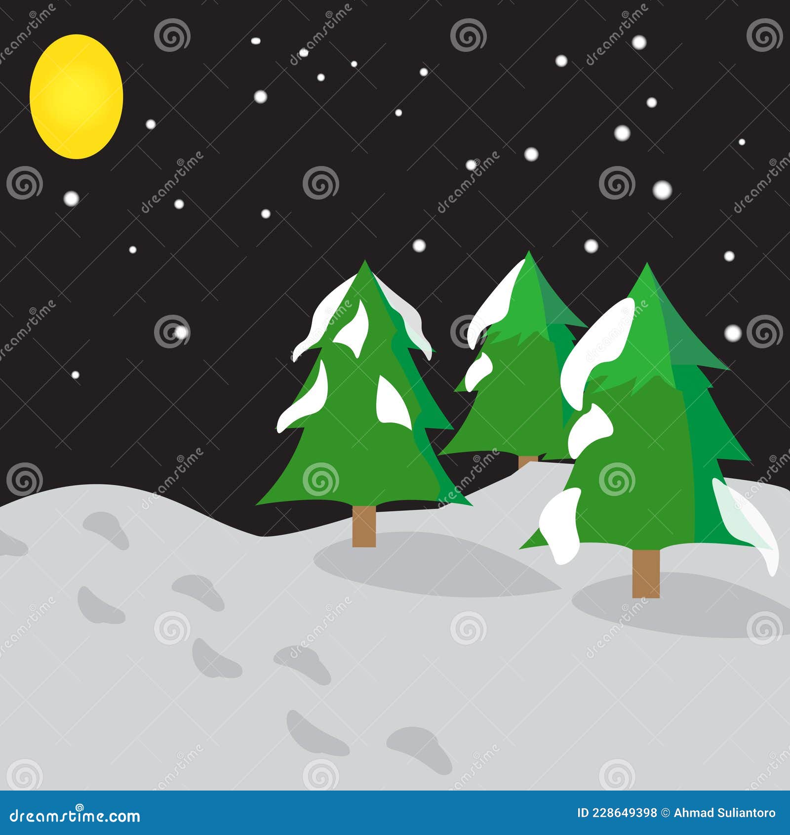 Snow In Desert, White Sand Dunes In Winter, Global Cooling, Climate ...