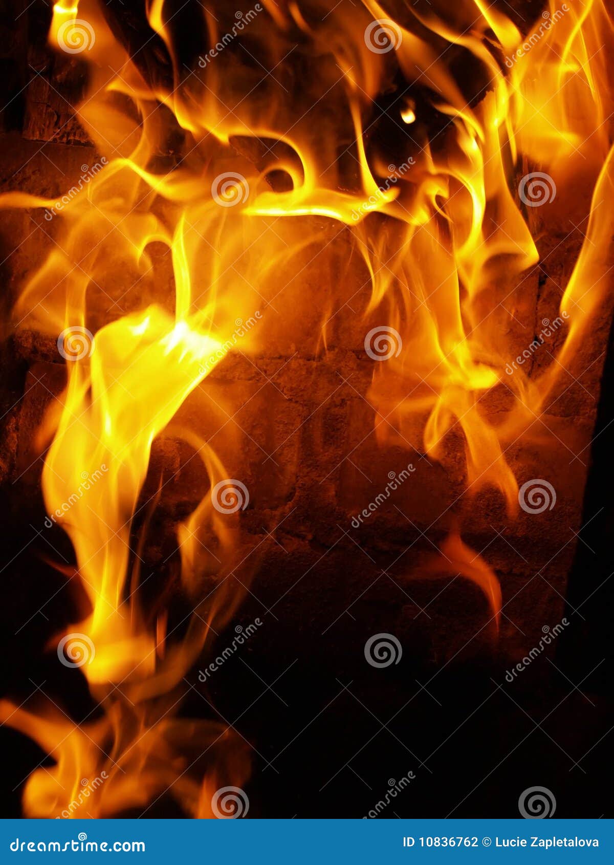 Fire stock photo. Image of fire, warmth, flame, burning - 10836762