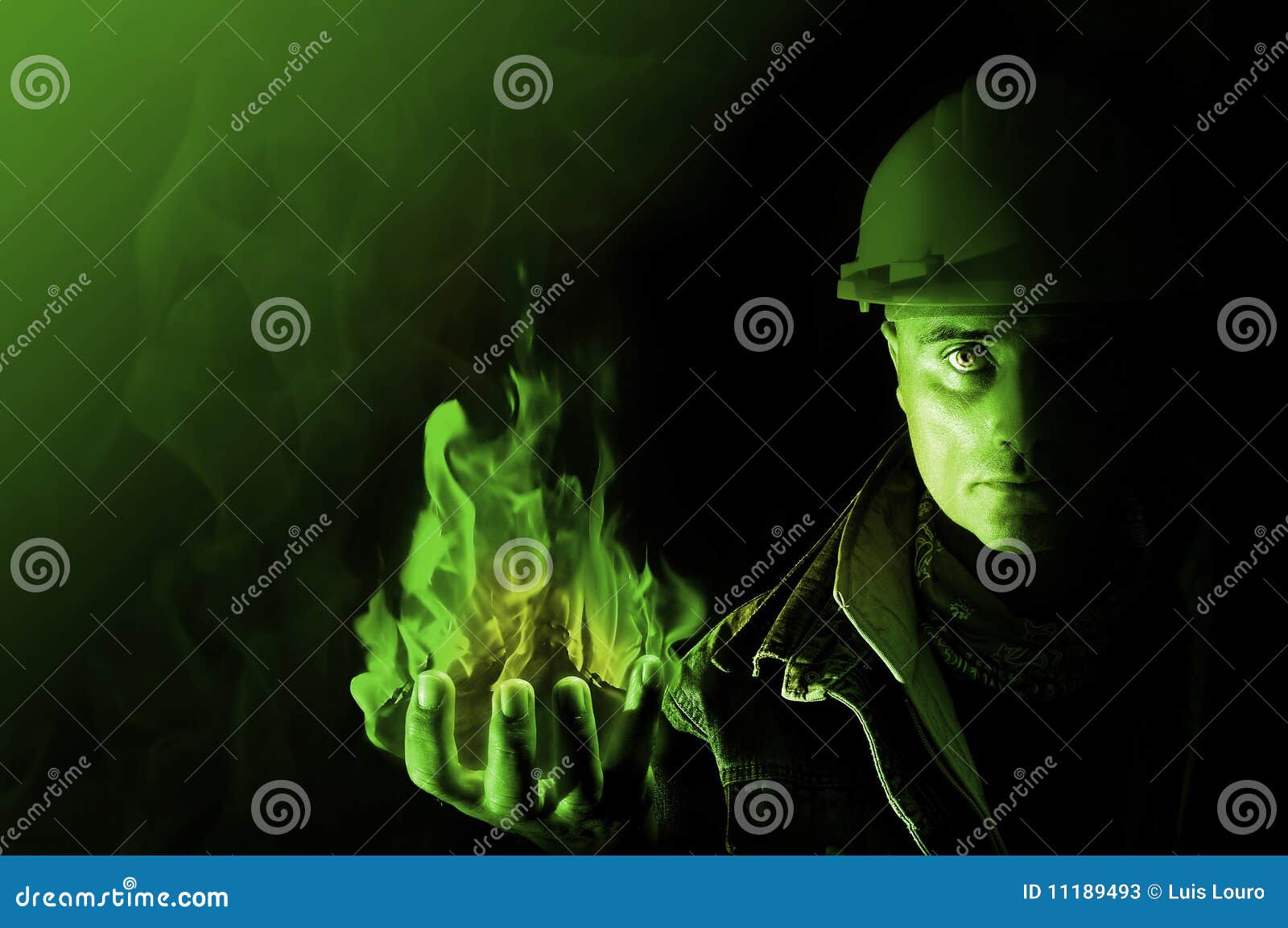Fire stock image. Image of fireman, male, burn, workman - 11189493