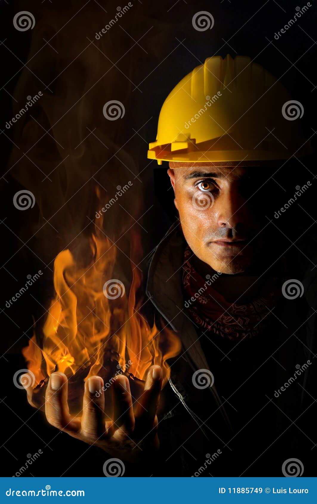 Fire stock image. Image of workman, foreman, power, repair - 11885749