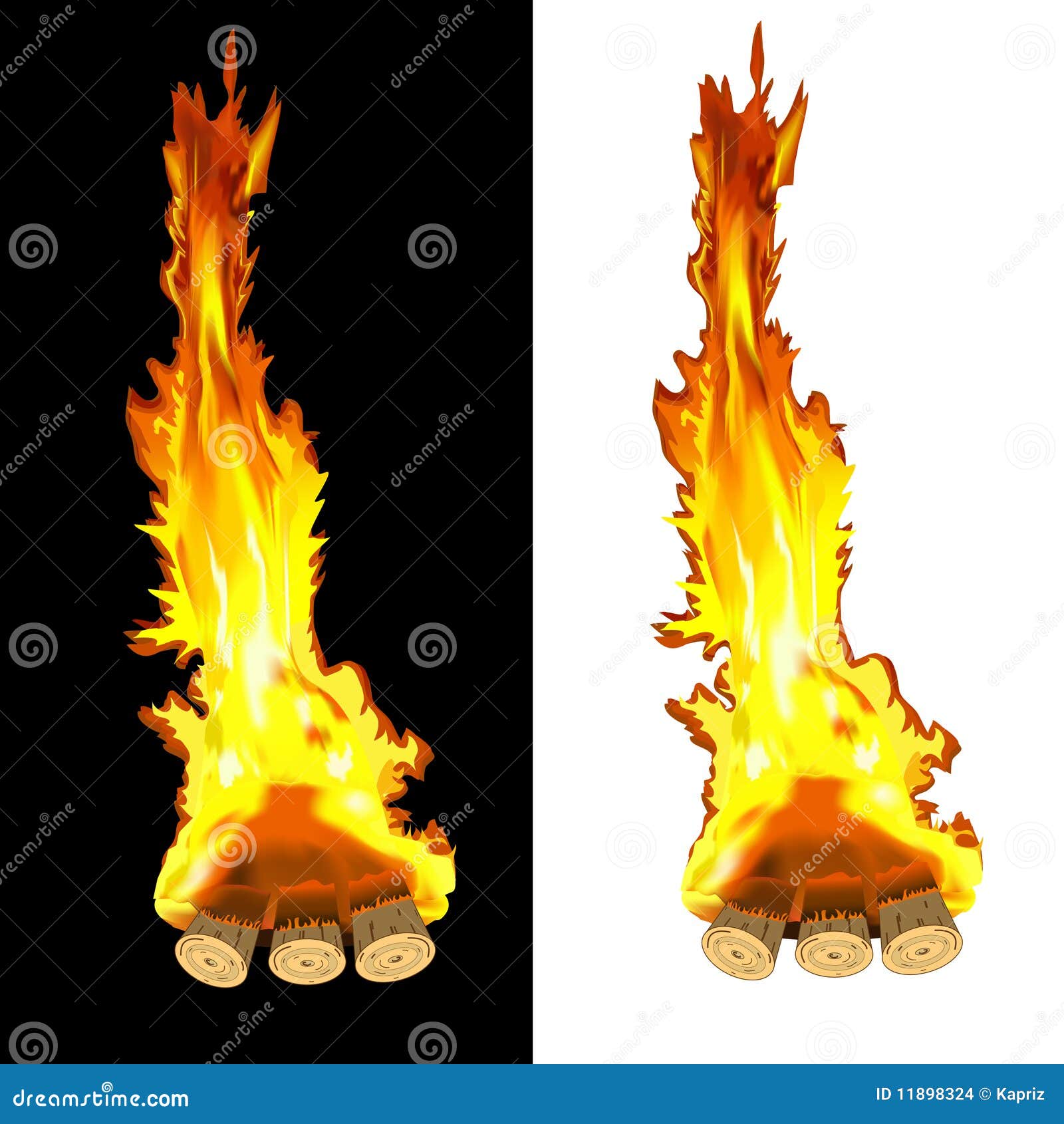 Vector Burning Fire Stock Illustrations – 69,166 Vector Burning Fire ...
