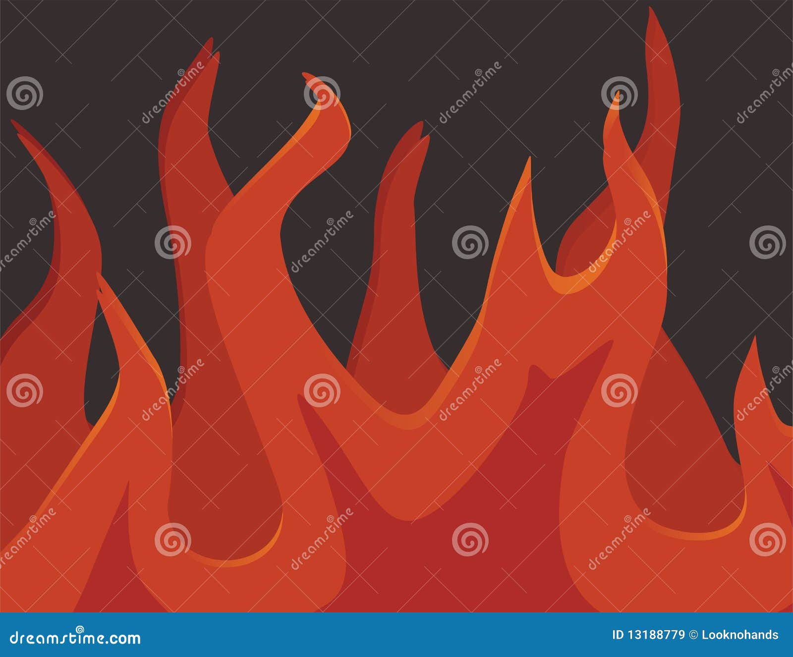 Fire stock vector. Illustration of smokey, maroon, flame - 13188779