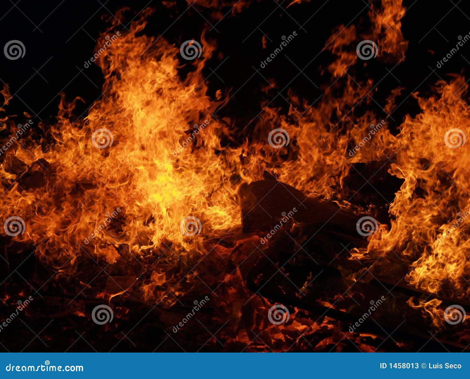Fire stock image. Image of dancing, incendiary, light - 1458013
