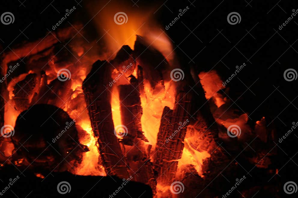 Fire stock photo. Image of burn, cold, warm, yellow, braai - 209416