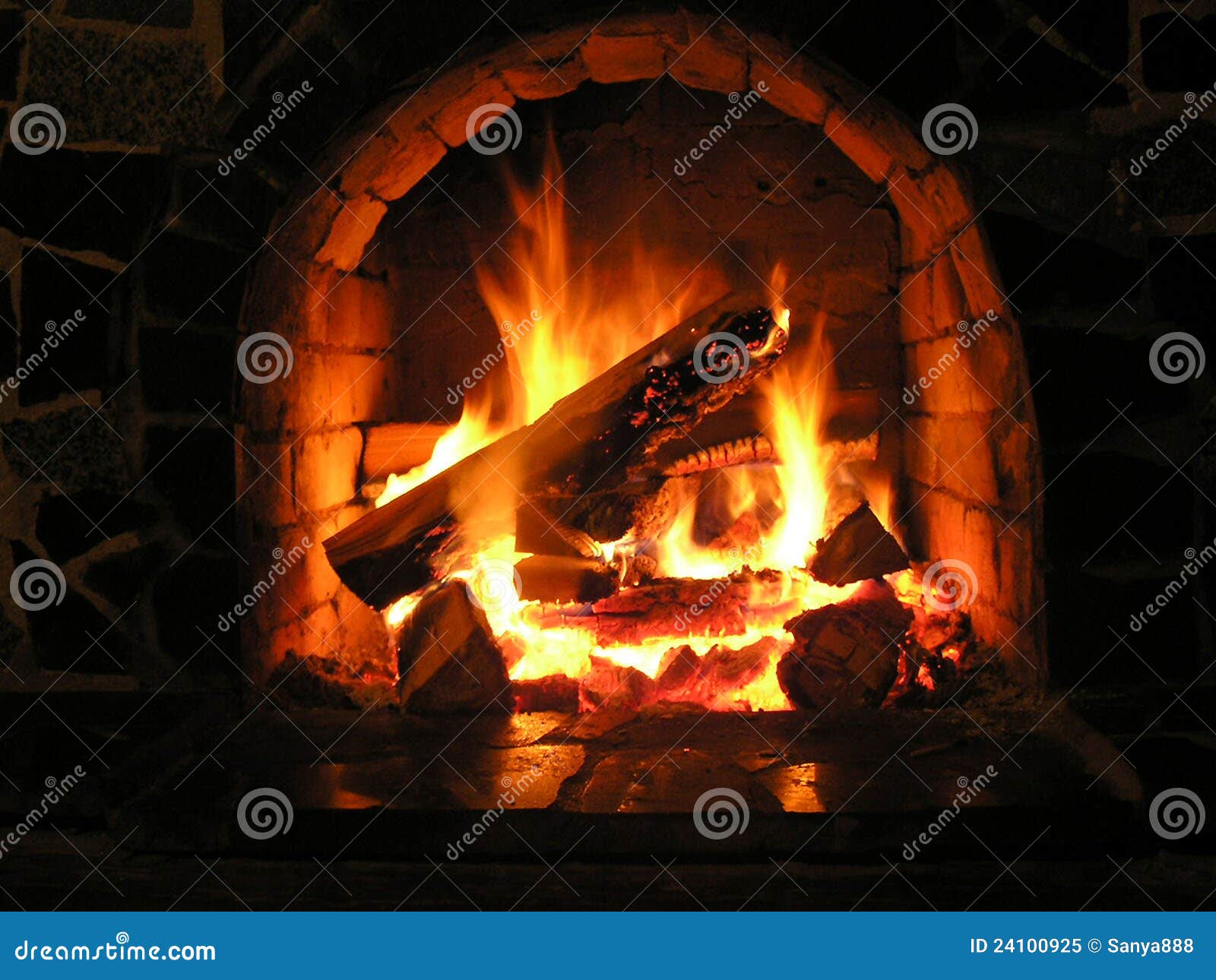 Fire stock image. Image of beauty, fire, nice, fireplace - 24100925